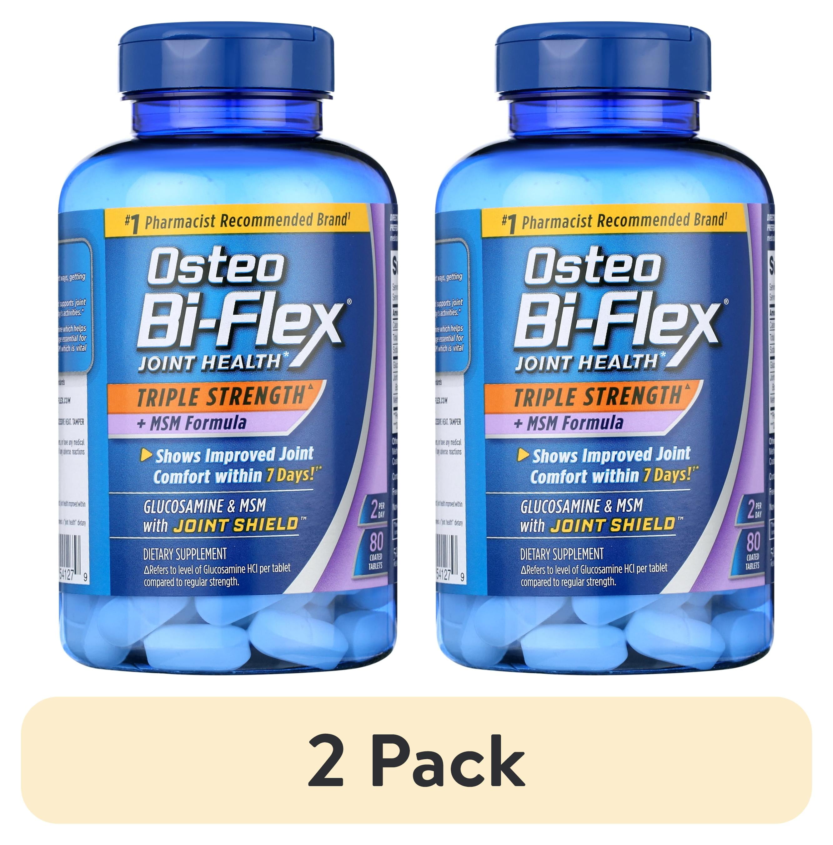 (2 pack) Osteo Bi-Flex Triple Strength with MSM, Glucosamine, Joint ...
