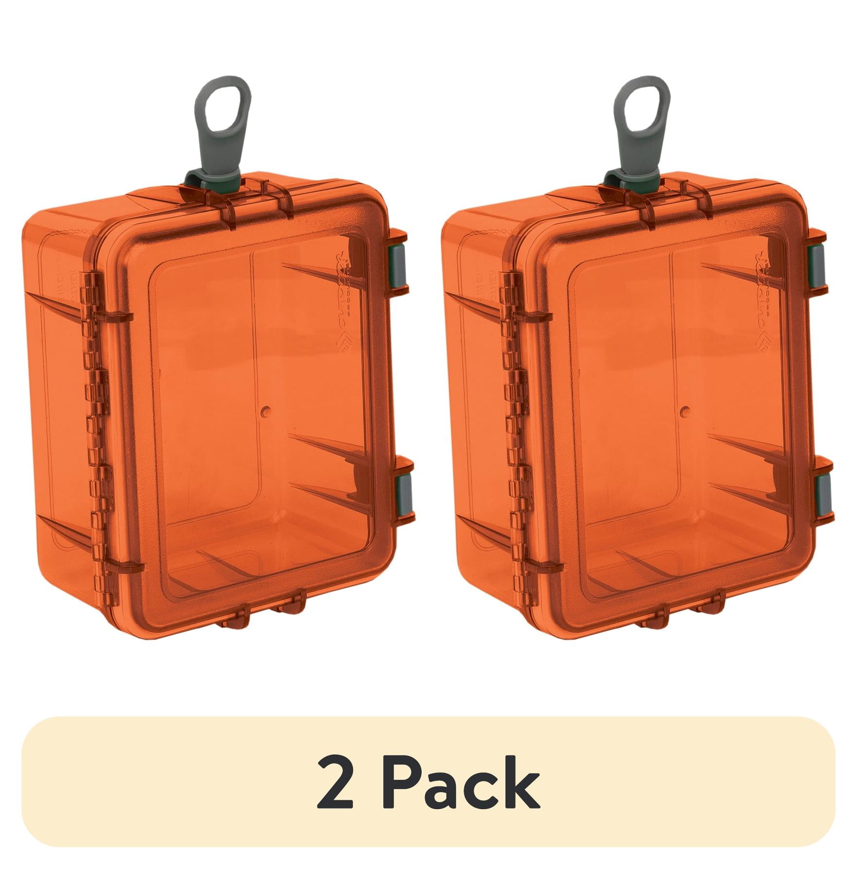 Outdoor Products Large Watertight Dry Box, Orange, Durable ...
