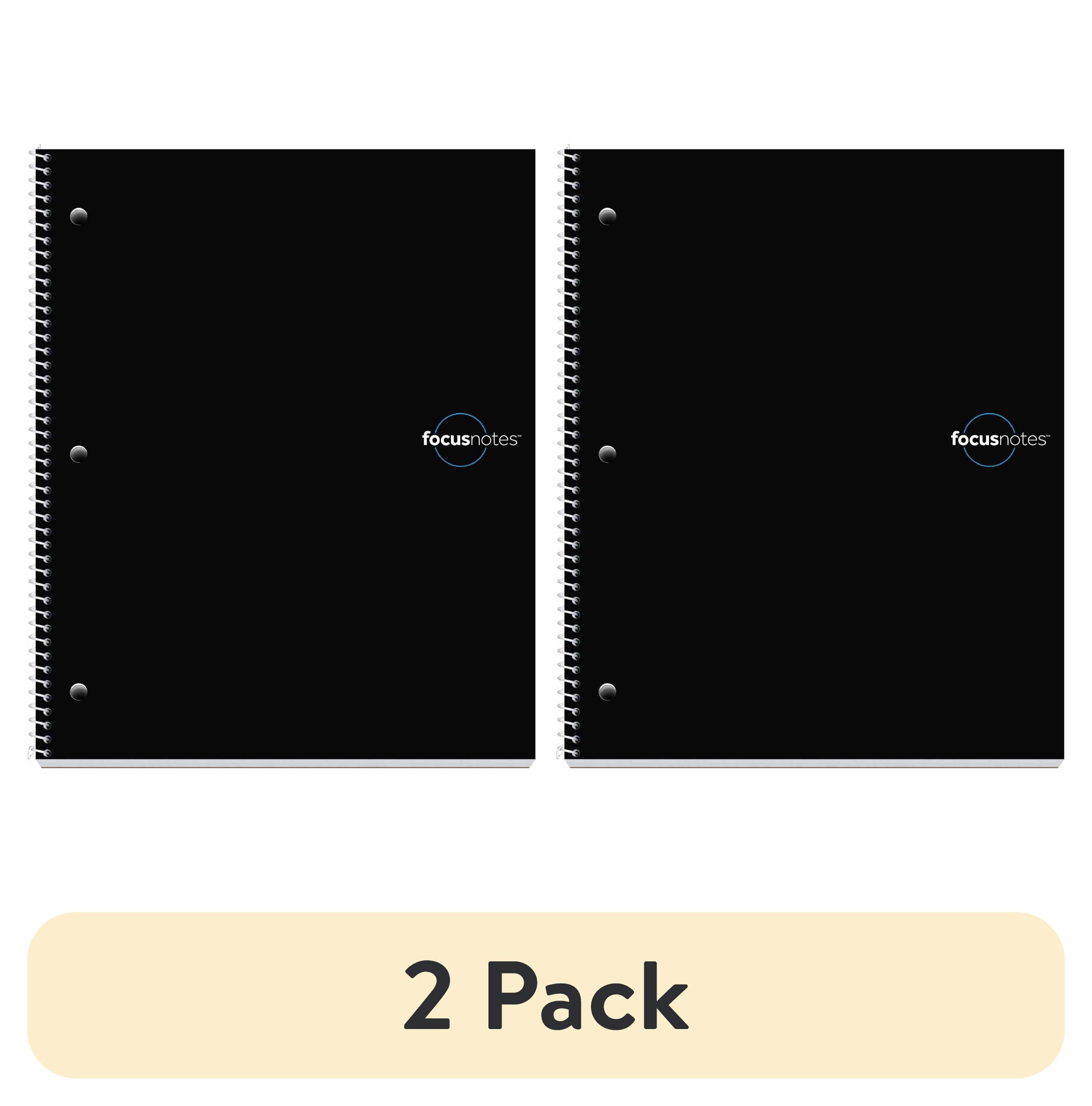 (2 pack) Oxford® FocusNotes® 1-Subject Notebook, 9" x 11", 100 Sheets ...