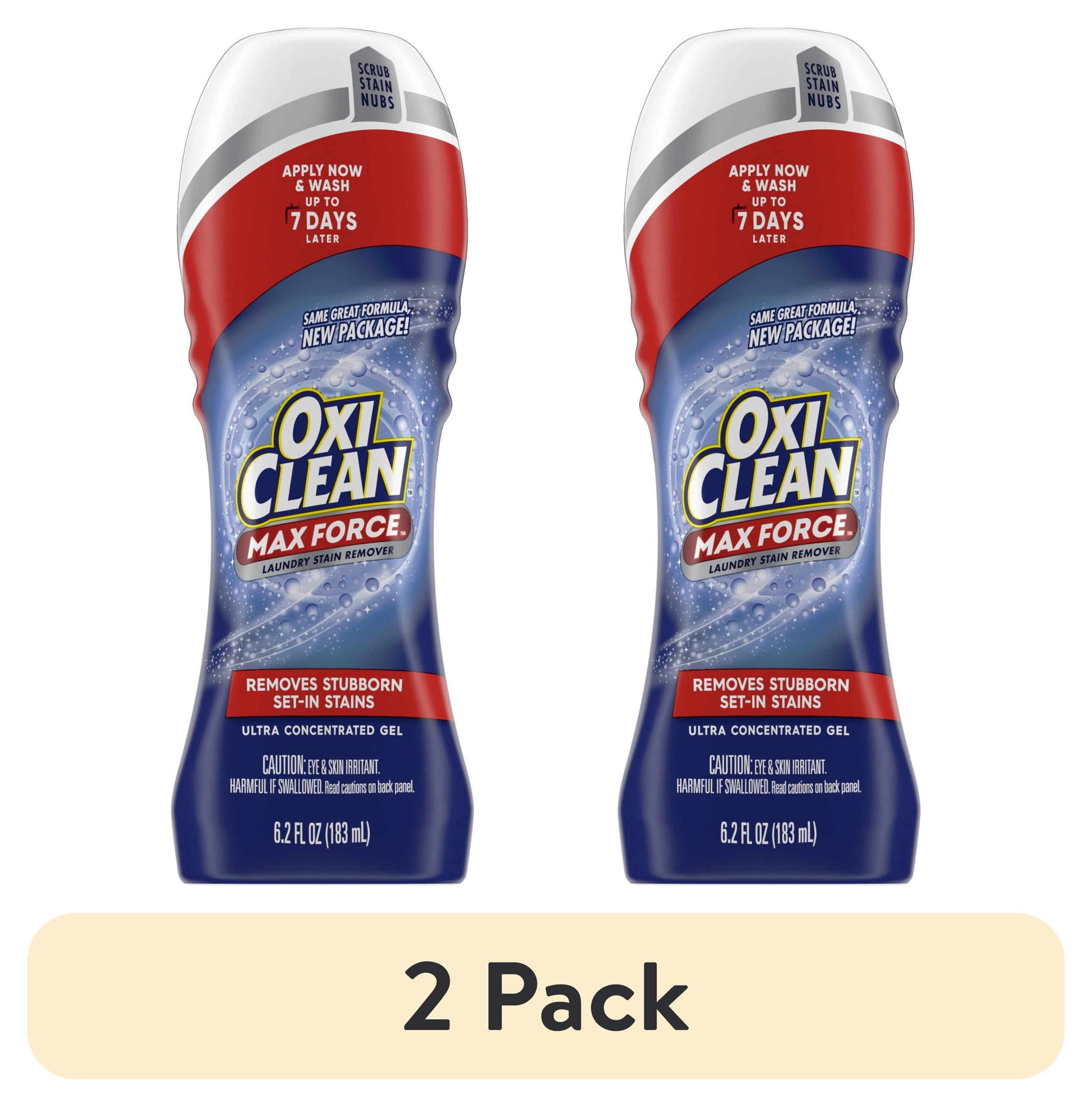 (2 pack) OxiClean Max Force Laundry Stain Remover Gel Stick, Gentle ...