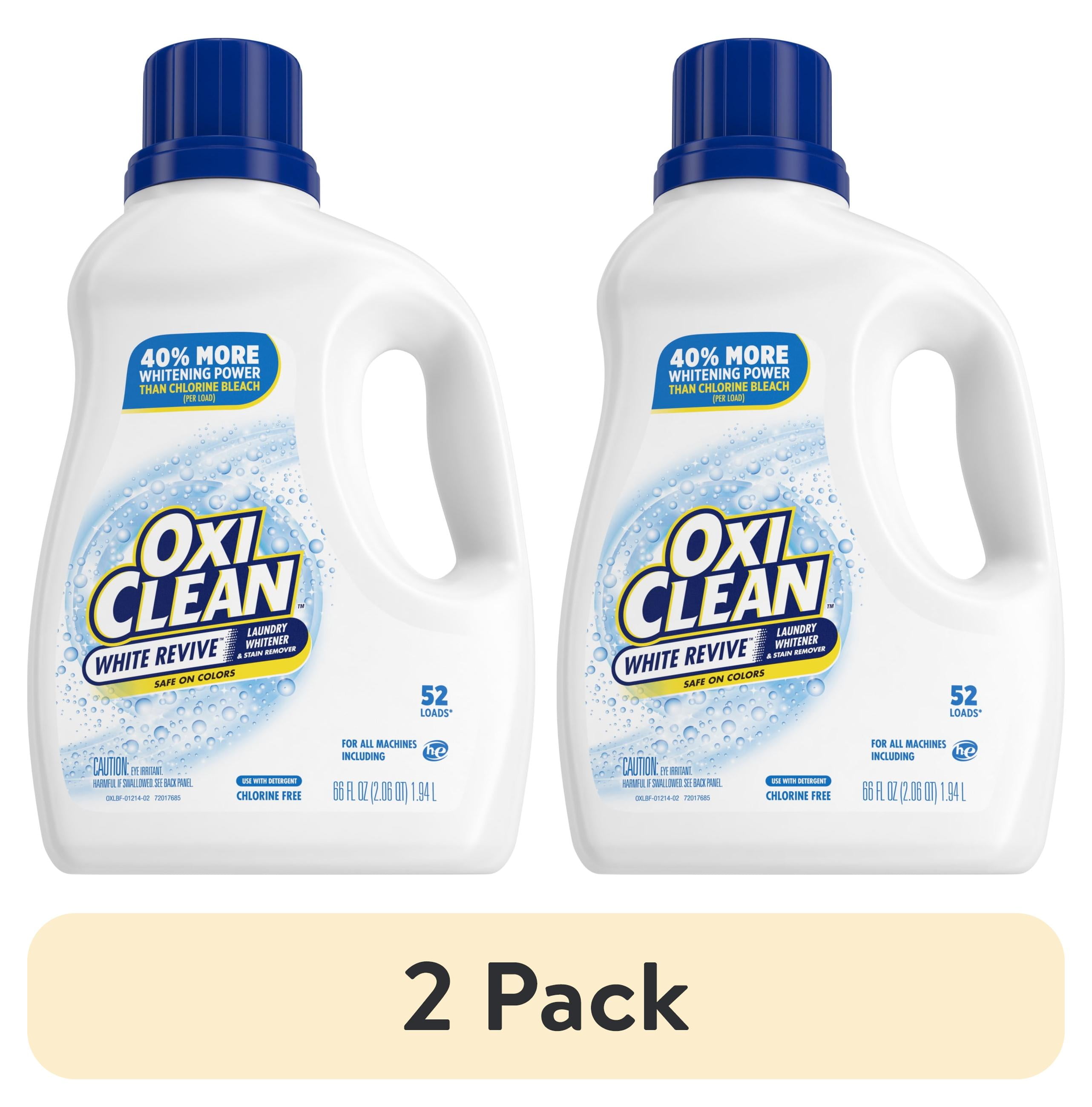 (2 pack) OxiClean White Revive Laundry Whitener and Laundry Stain ...
