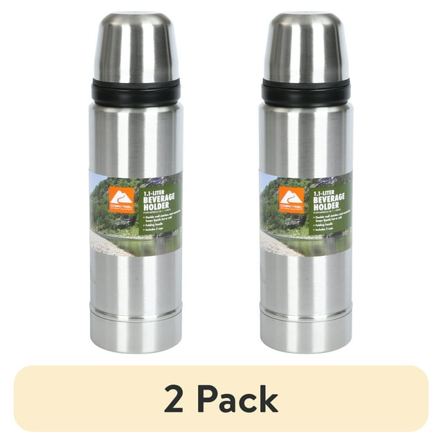 (2 pack) Ozark Trail 1.1 Liter Thermos - Walmart Business Supplies