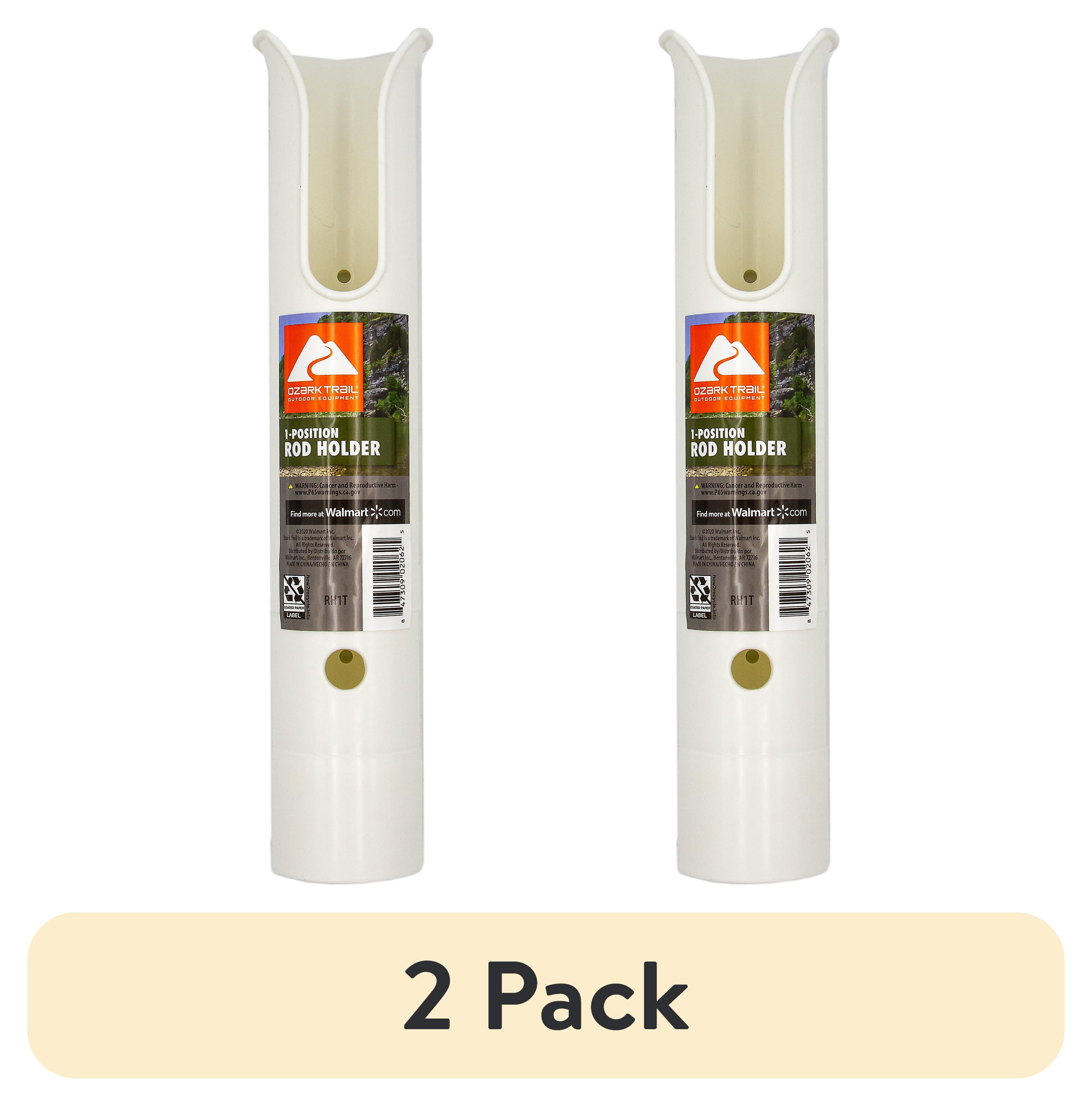 (2 pack) Ozark Trail Side Mount Plastic Marine Fishing Rod Holder ...