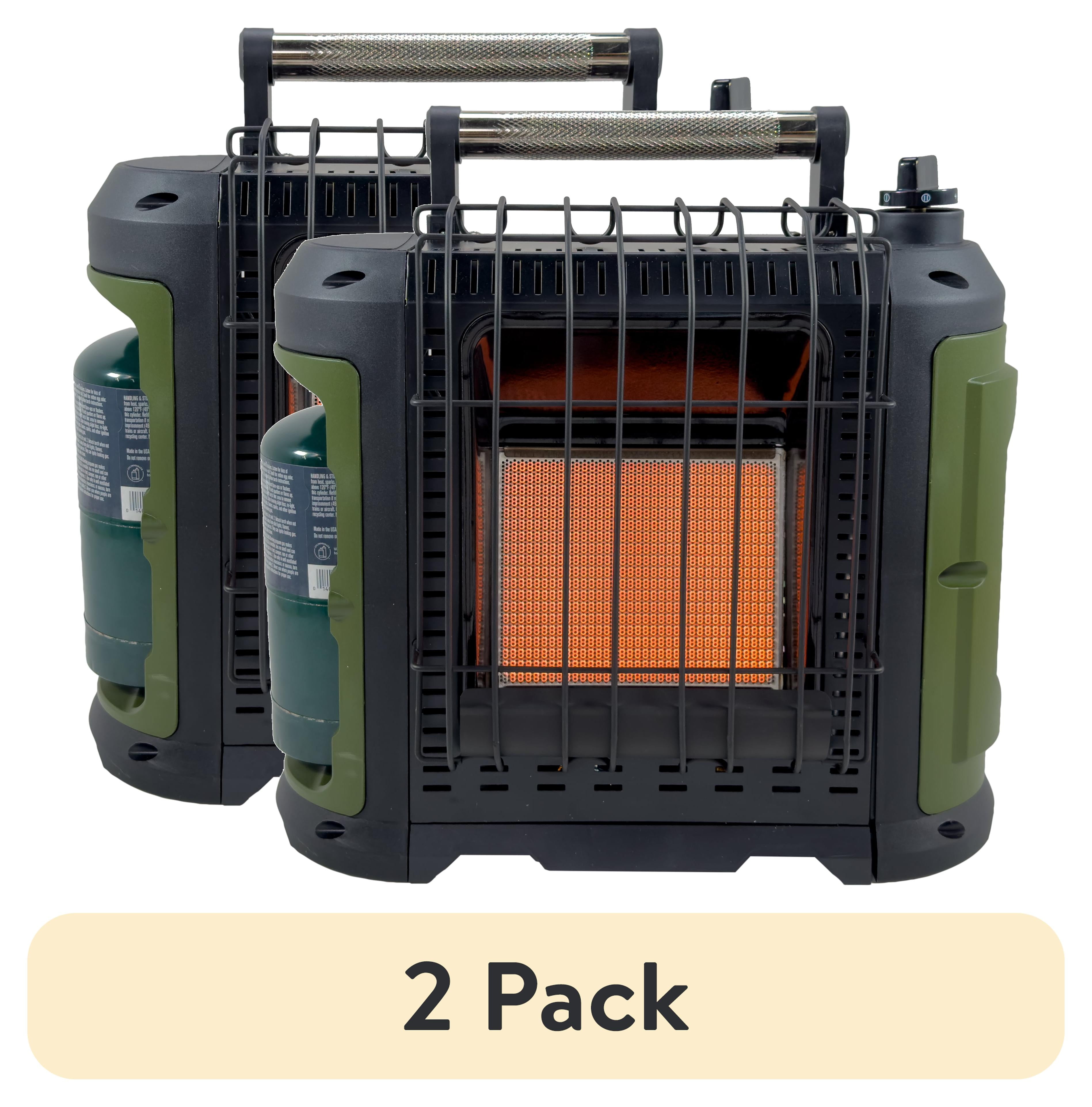 (2 pack) Ozark Trail 10,000 BTU Portable Propane Indoor/Outdoor Camping ...