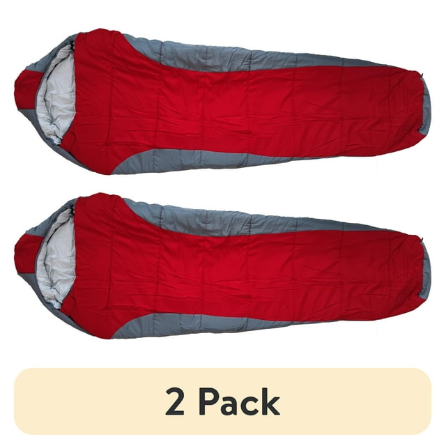 (2 pack) Ozark Trail 10-Degree Cold Weather Mummy Sleeping Bag with ...