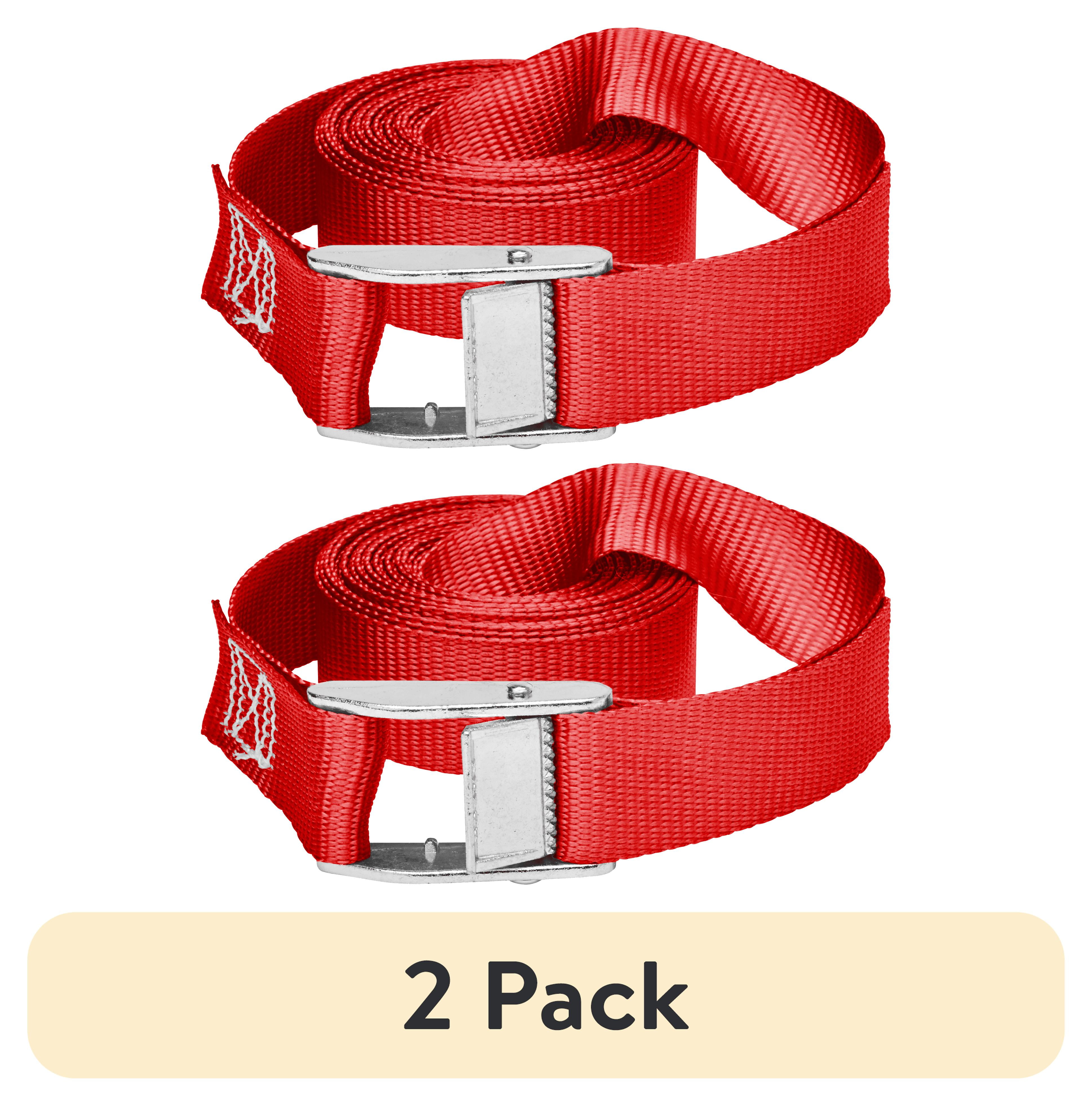 Ozark Trail 10' Cam Buckle Lashing Strap Tie Down 250 lbs 2 Pack for ...