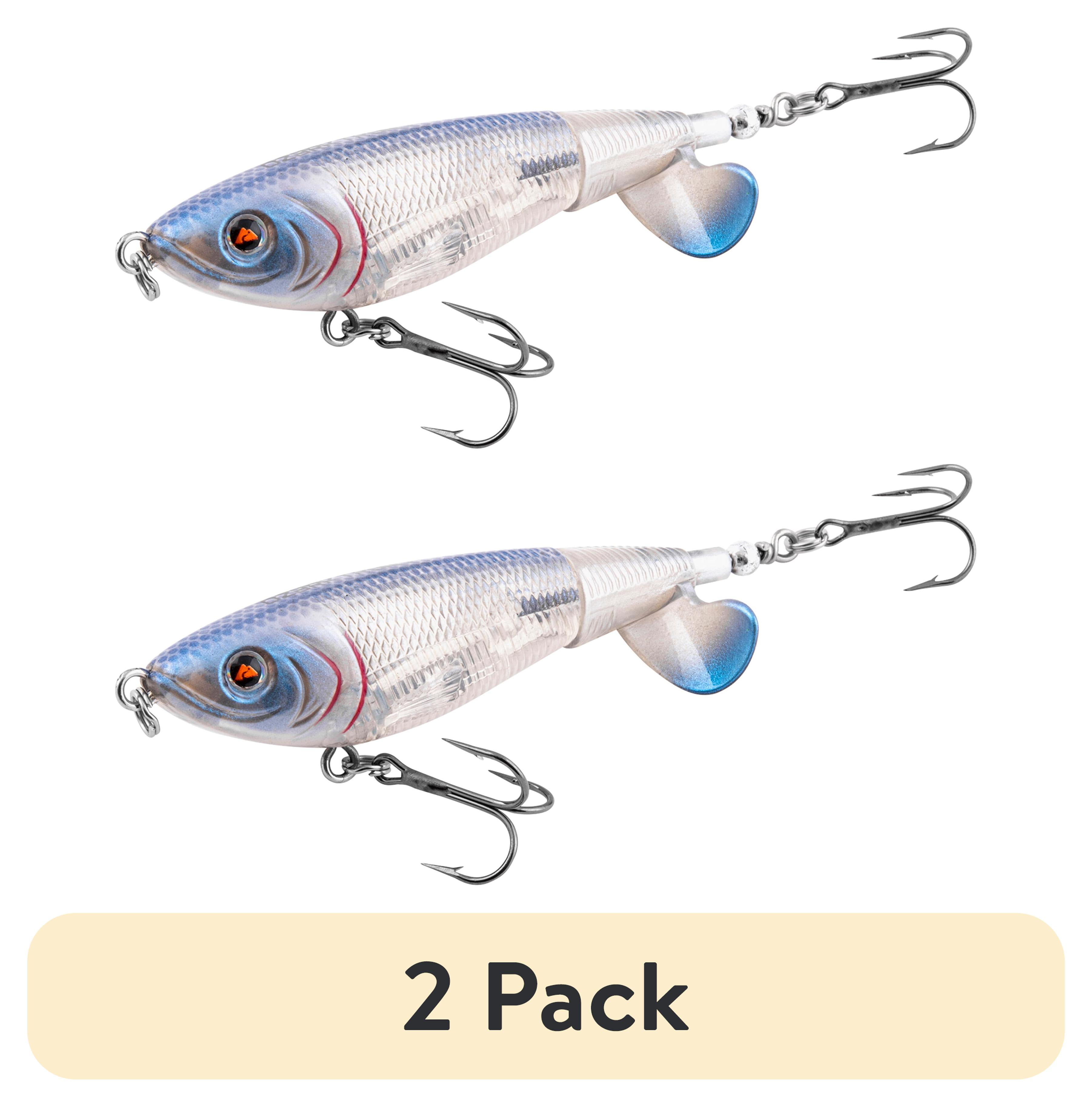 Ozark Trail 3.5 Topwater Prop Bait Fishing Lure - Ghost - Walmart.com