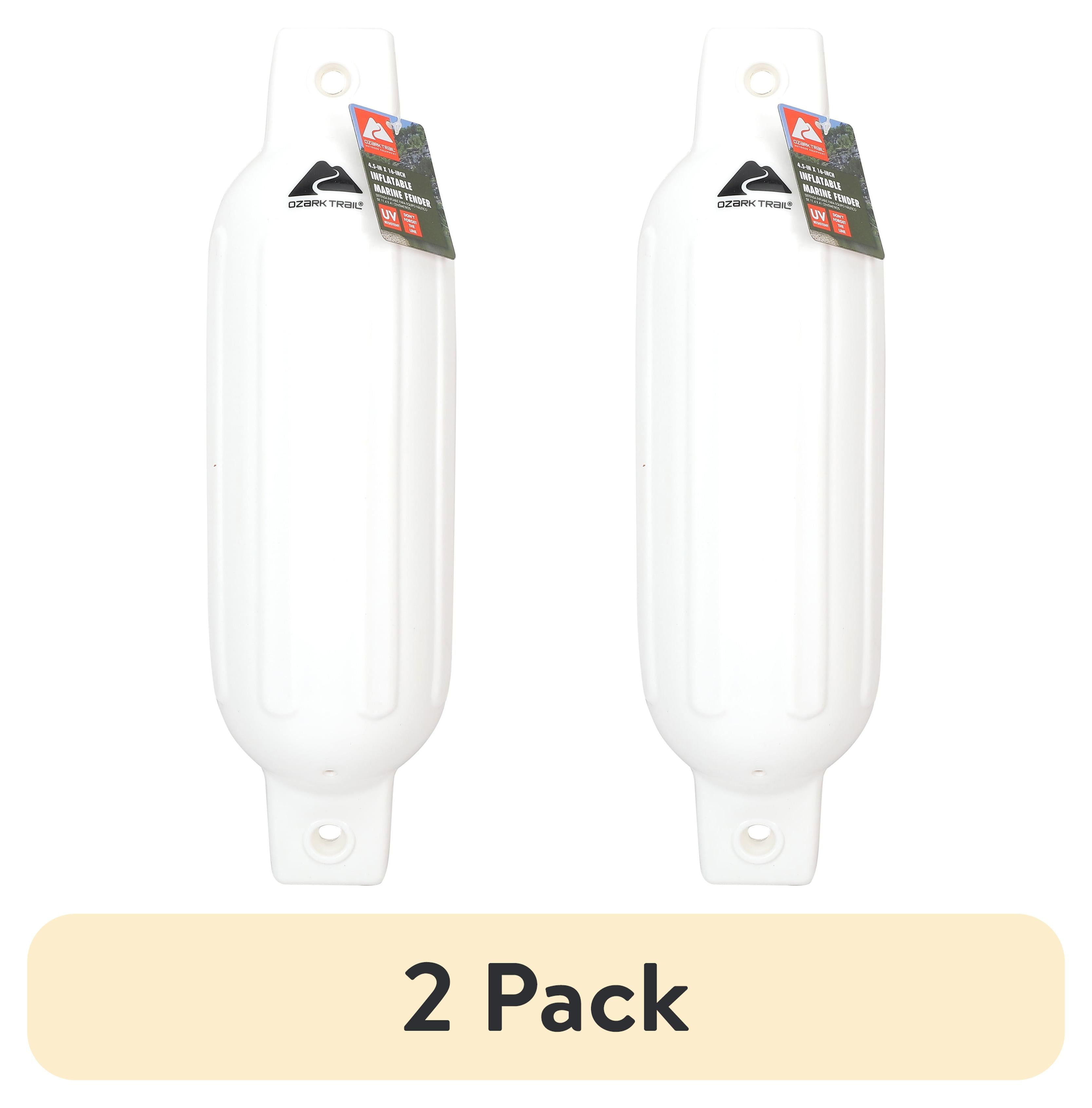 Ozark Trail 2 Pack Inflatable Boat Bumper Fender 4.5 x 16 Docking ...