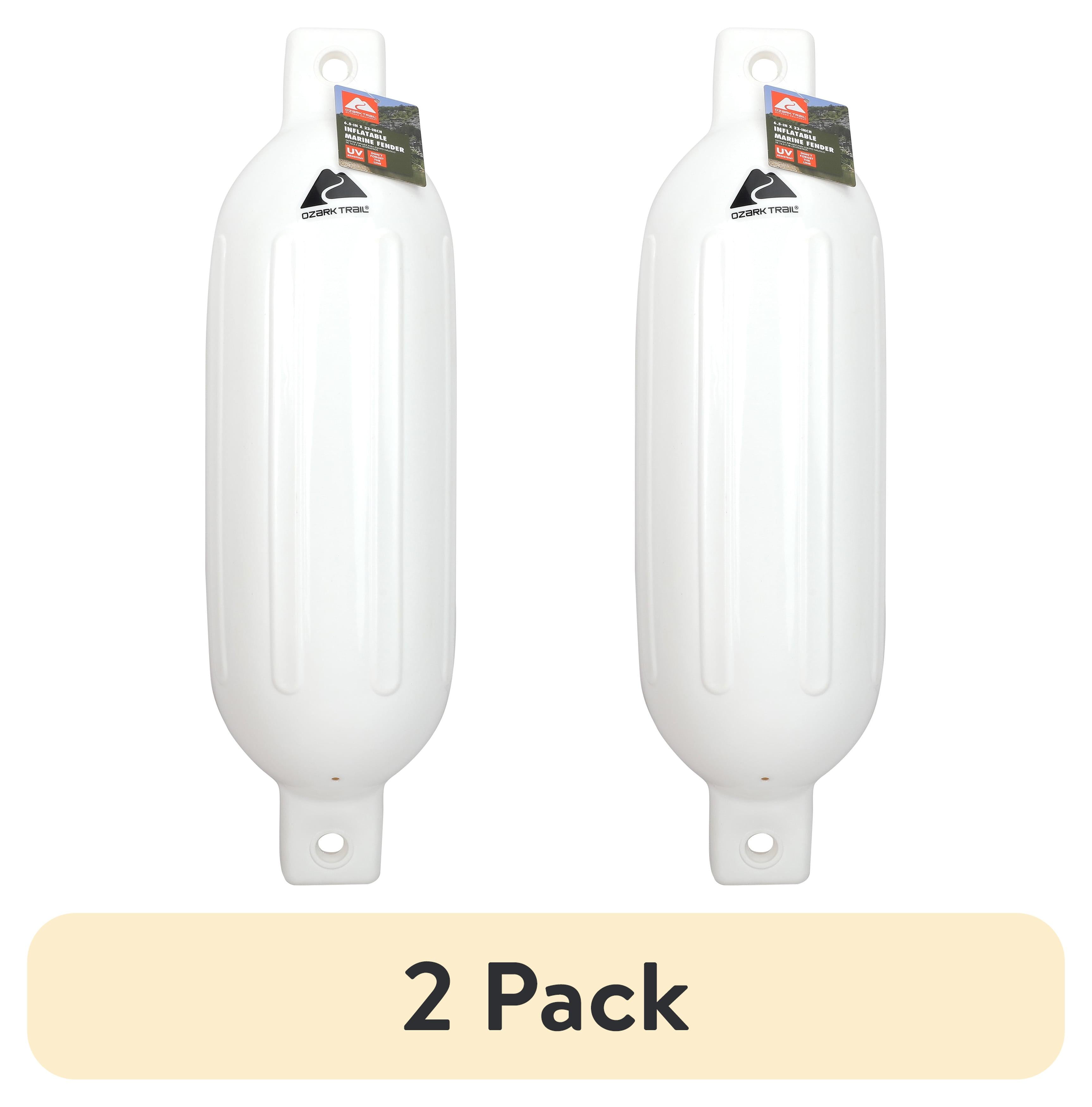 (2 pack) Ozark Trail 6.5" x 23" Inflatable Boat Bumper Marine Boat ...