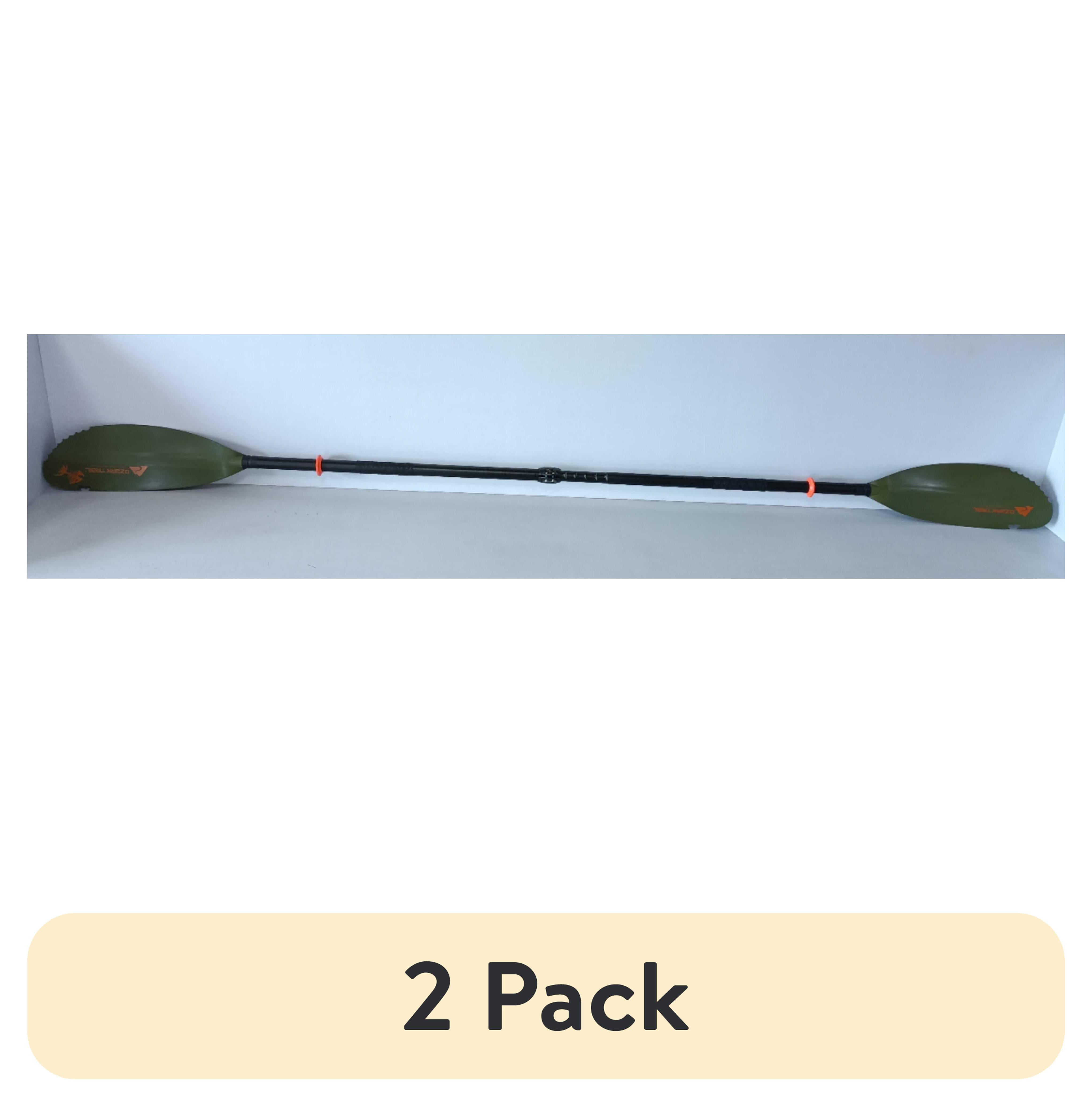 (2 pack) Ozark Trail Angler Paddle, Aluminum Shaft & PP With Fiberglass ...