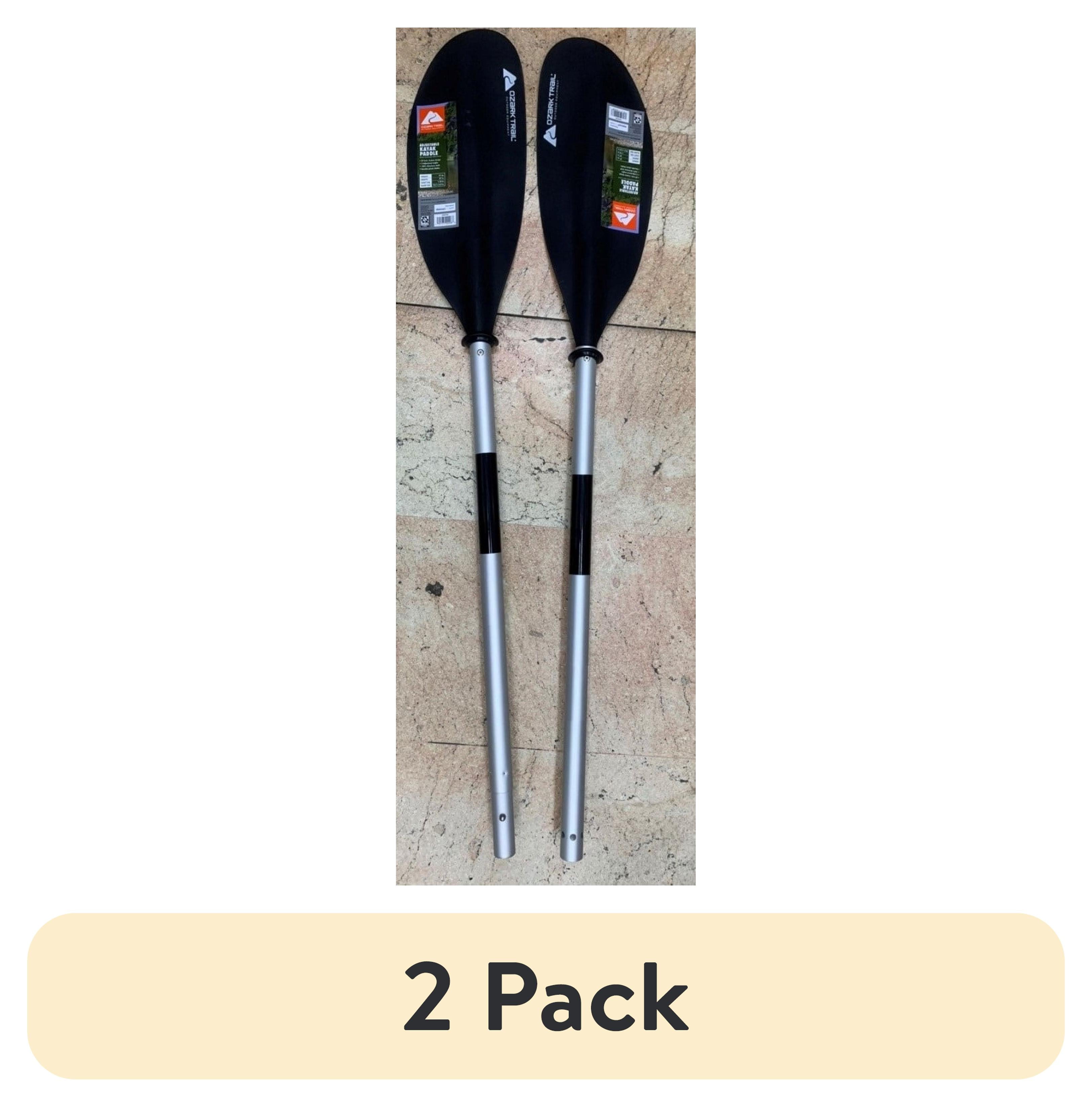 (2 pack) Ozark Trail Black Aluminum and Plastic Adjustable 2-Piece ...