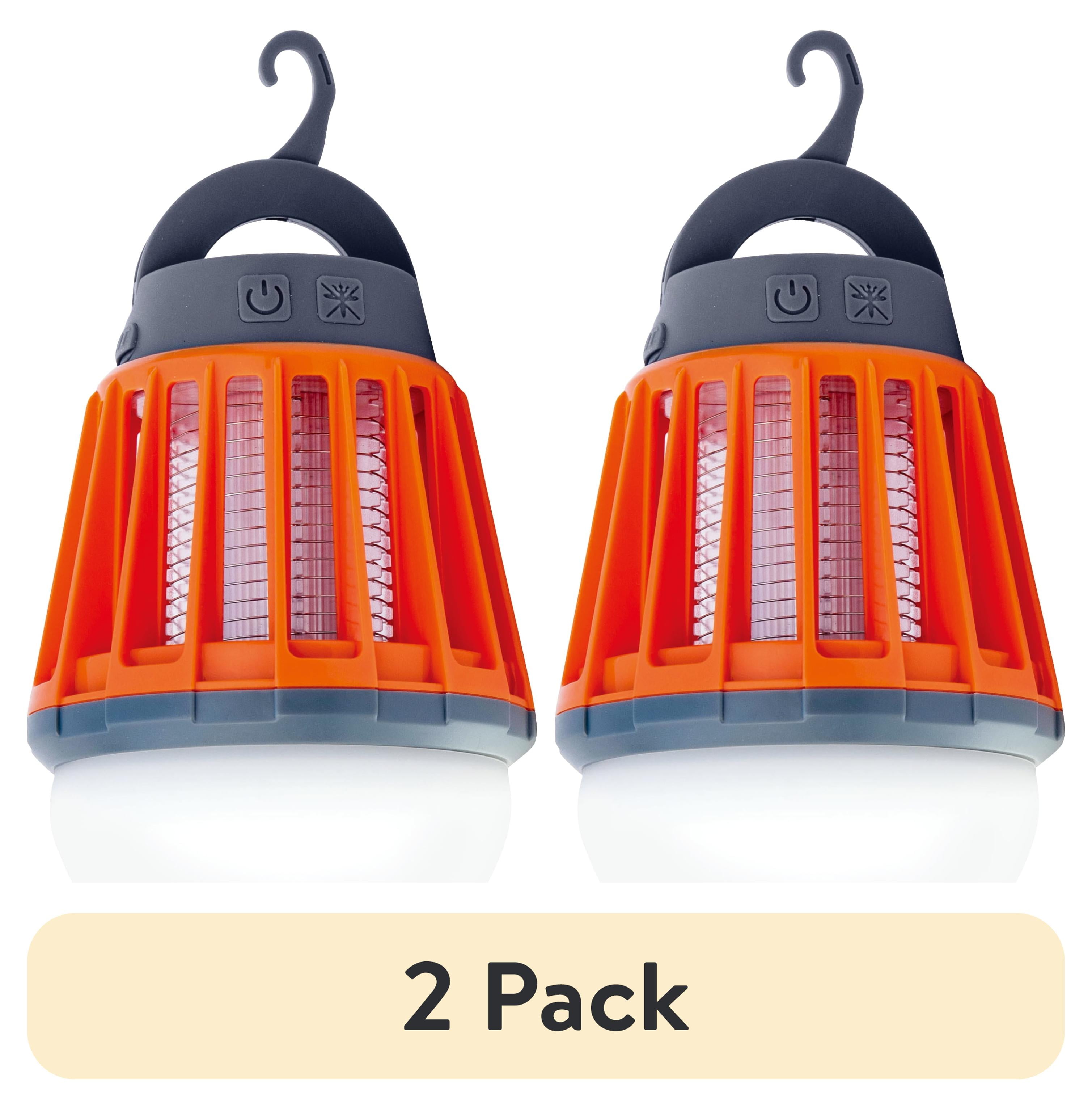 (2 pack) Ozark Trail Bug Zapper with LED Lantern, Rechargeable Battery ...