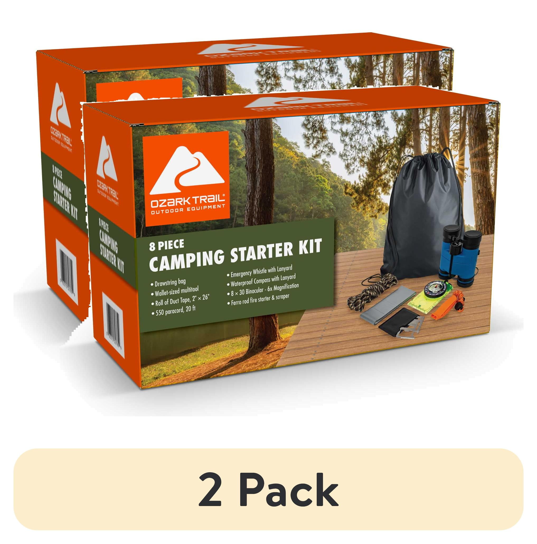 (2 pack) Ozark Trail Camping Starter Set - Includes 8 Items - Walmart.com
