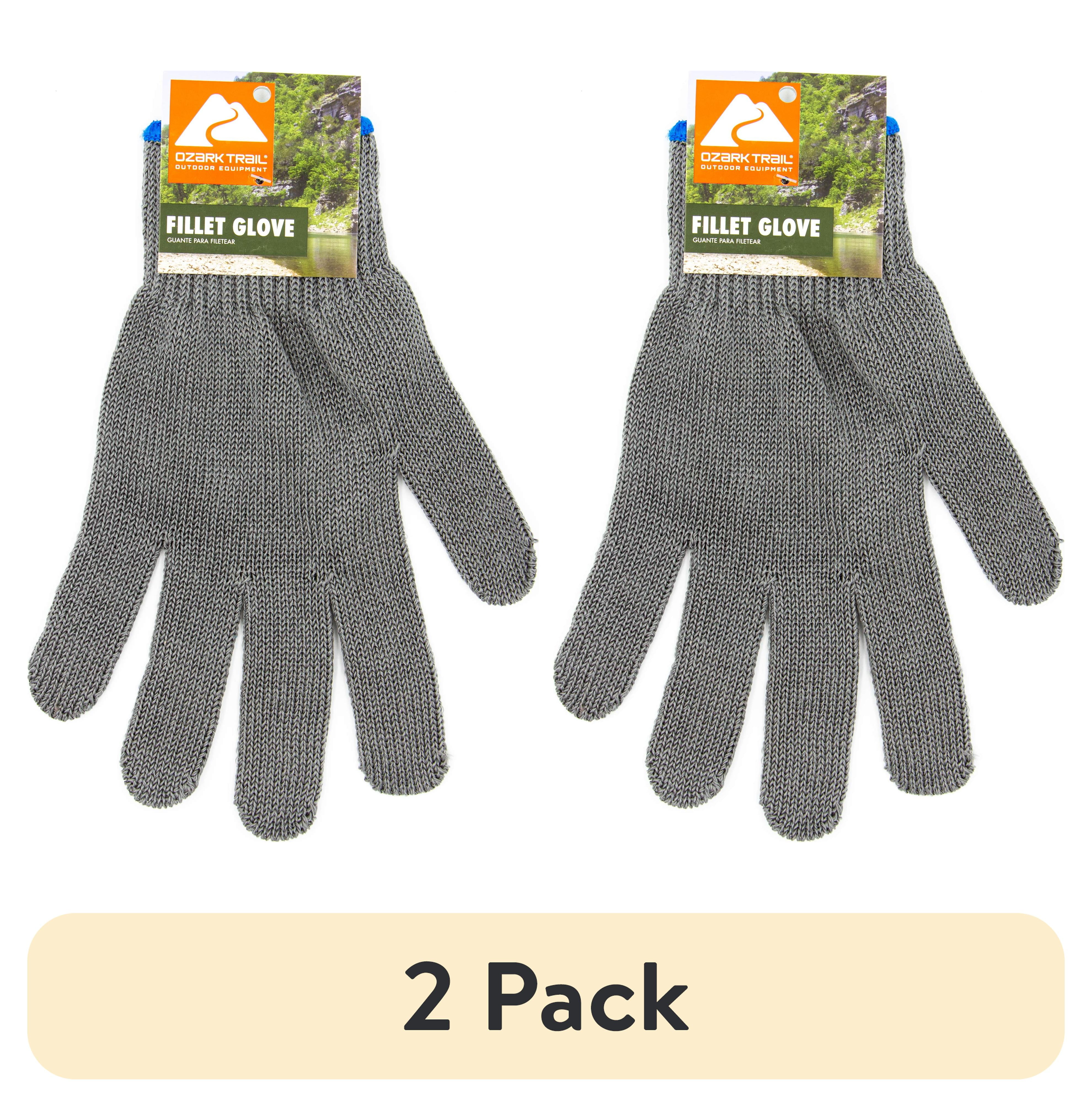 (2 pack) Ozark Trail Cut Resistant Fillet Glove, Ambidextrous Fish ...
