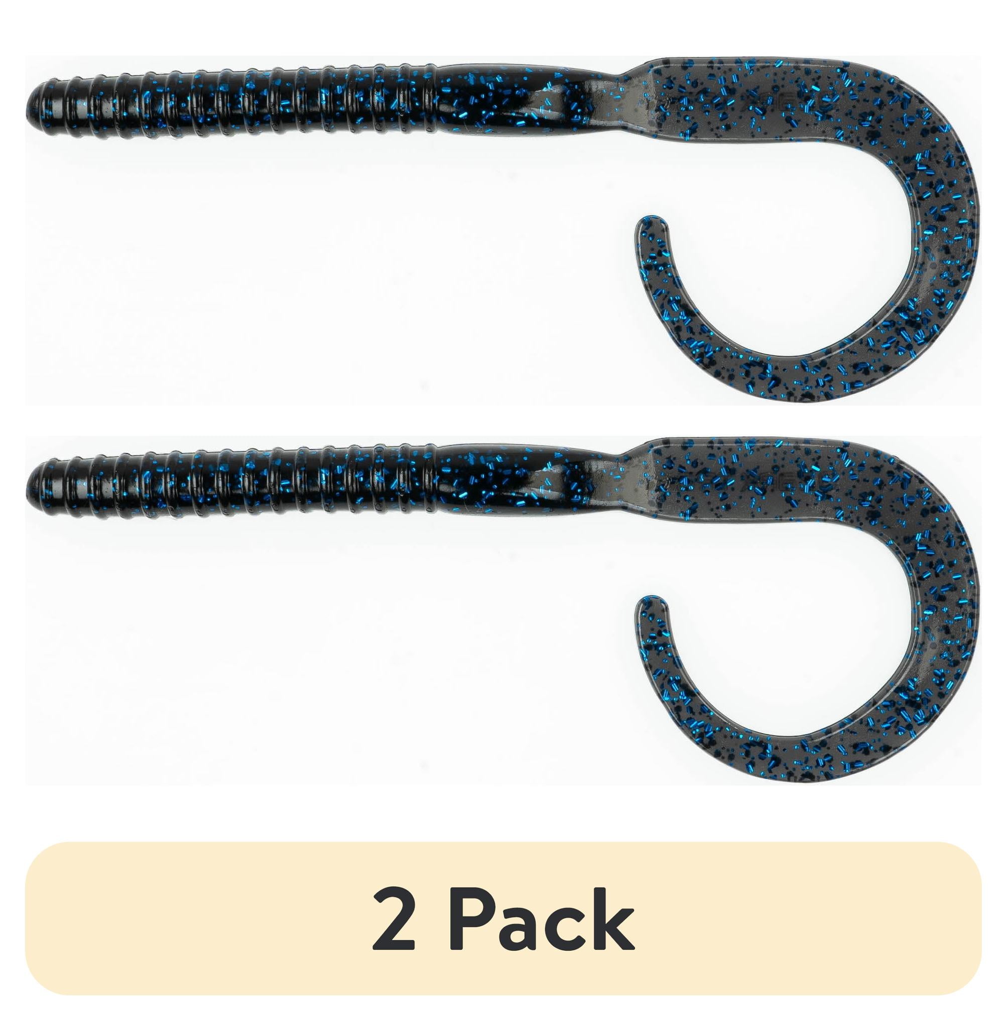 (2 pack) Ozark Trail Kicker Curl 7", Black Blue Flake, 14 pieces ...