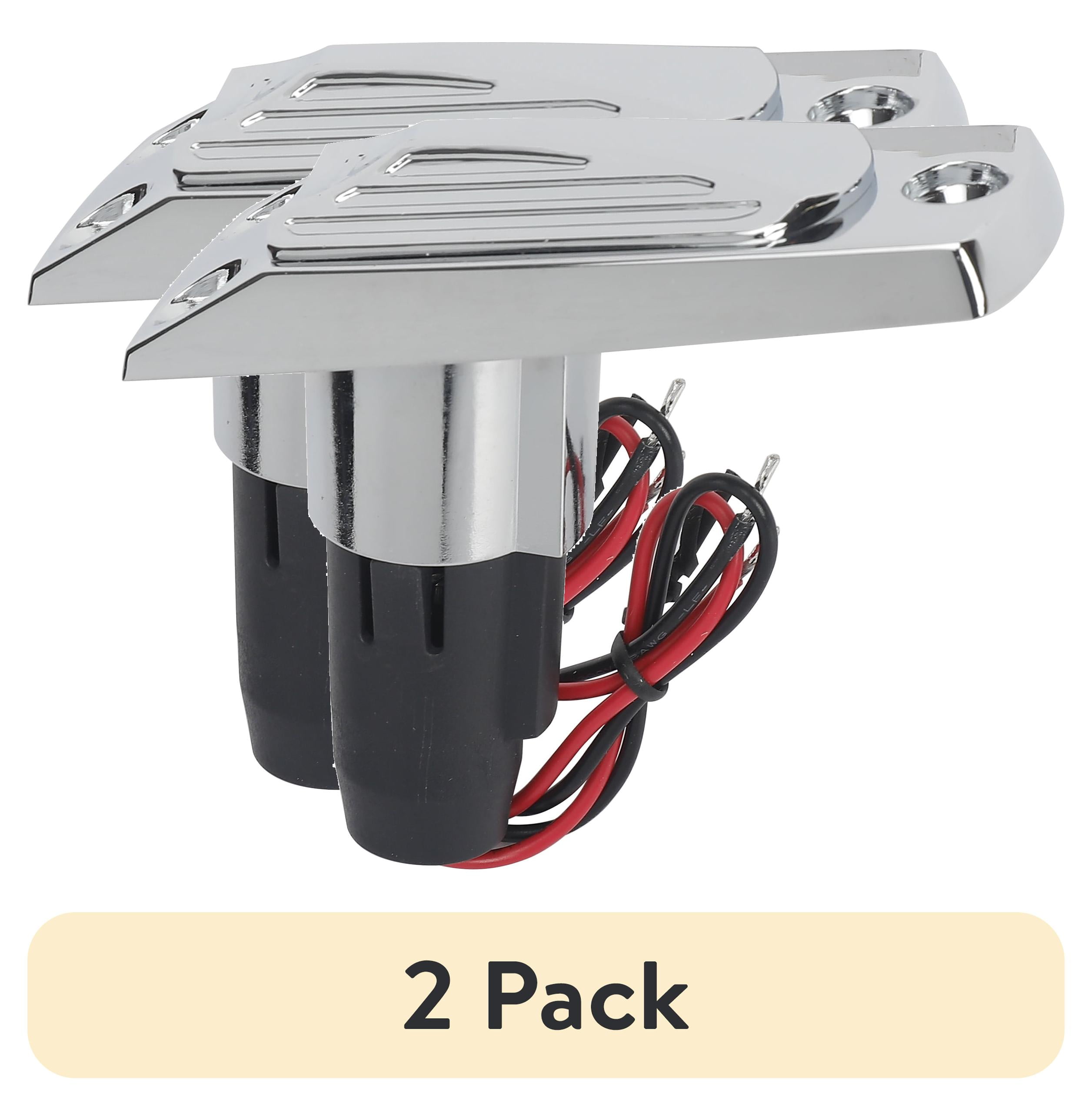 (2 pack) Ozark Trail Marine Stow-Away Plug-in Boat Accessory Light Base ...