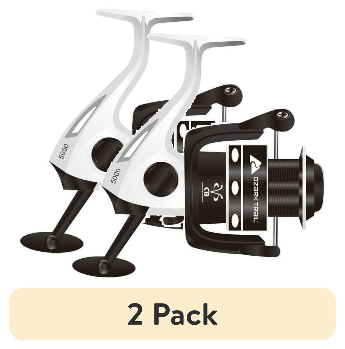 Free Shipping! Ozark Trail 5000 Spin Reel Black Silver Graphite ...