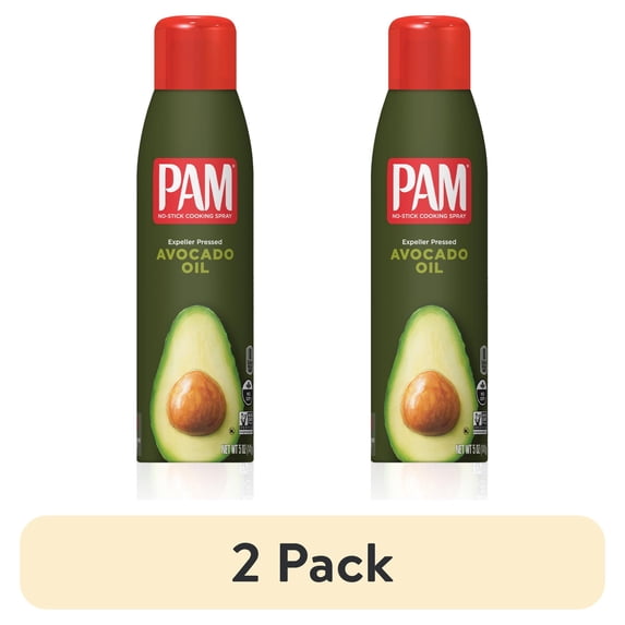(2 pack) PAM Avocado Oil Non-GMO Cooking Spray, 5 oz. - Walmart.com