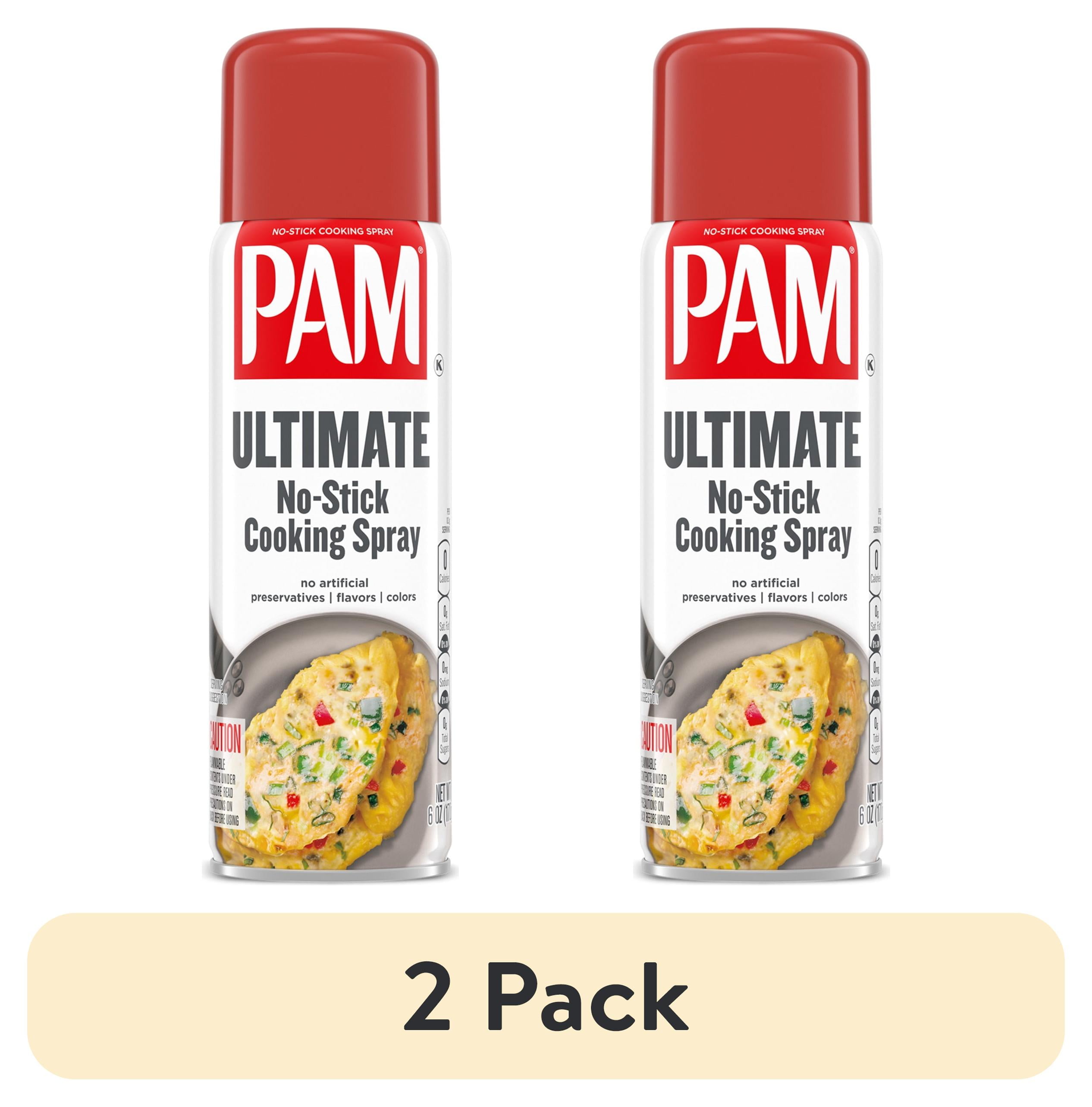 (2 pack) PAM Ultimate Non-Stick Cooking Spray, 6 oz. - Walmart.com