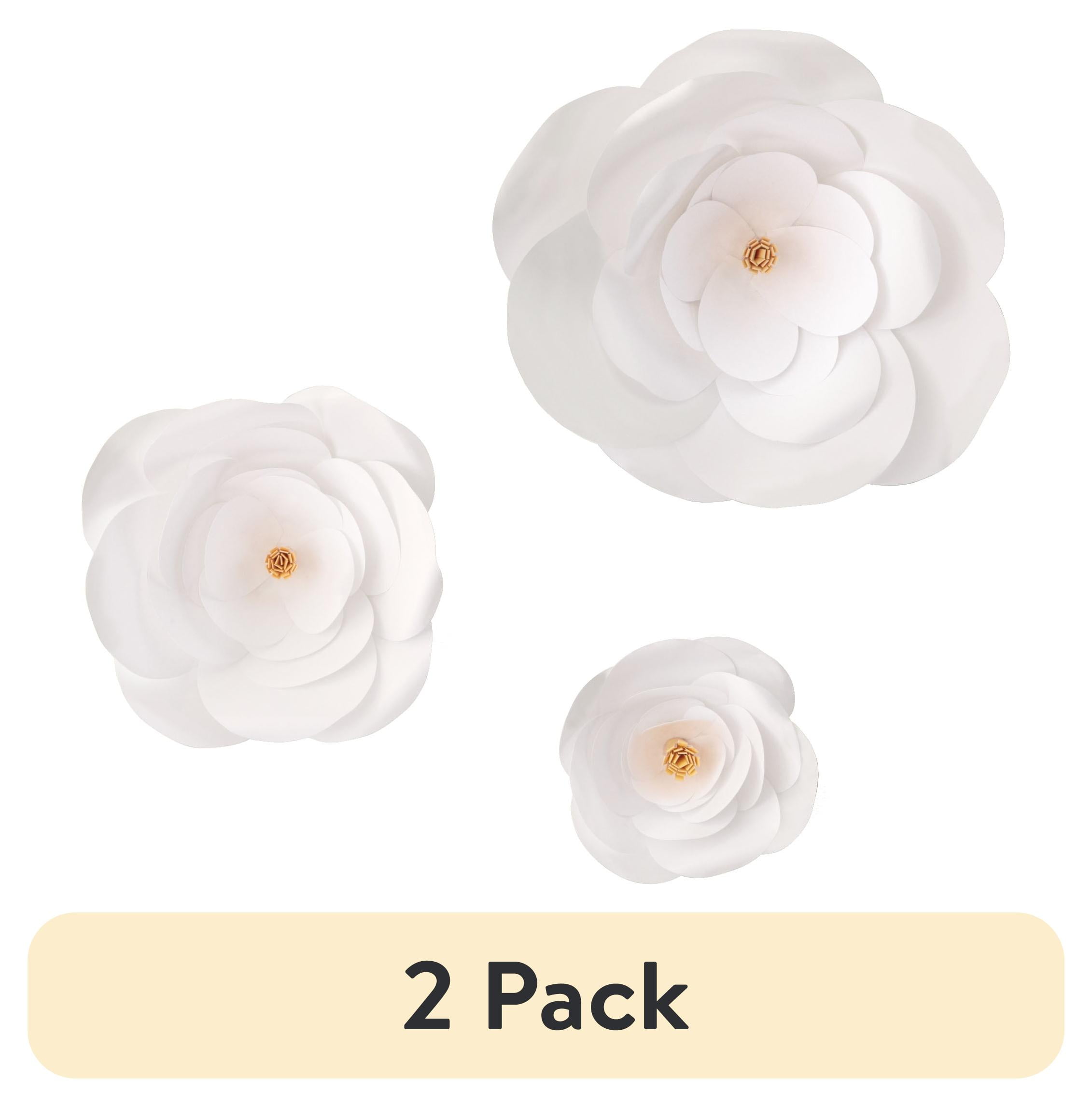 (2 pack) PAPER FLOWER DECOR - Walmart.com