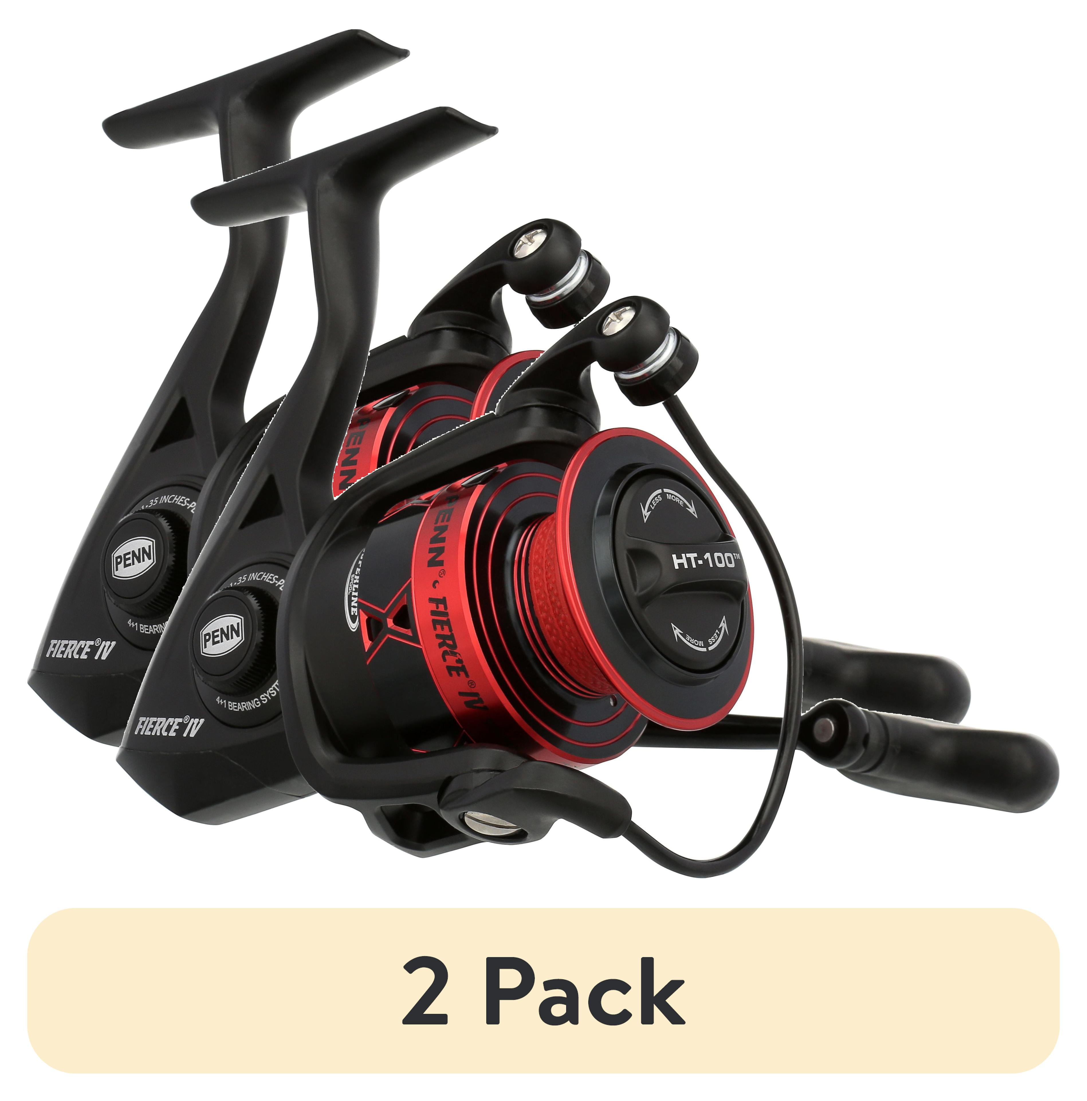 (2 pack) PENN Fierce IV Spinning Inshore Fishing Reel, Size 3000 ...