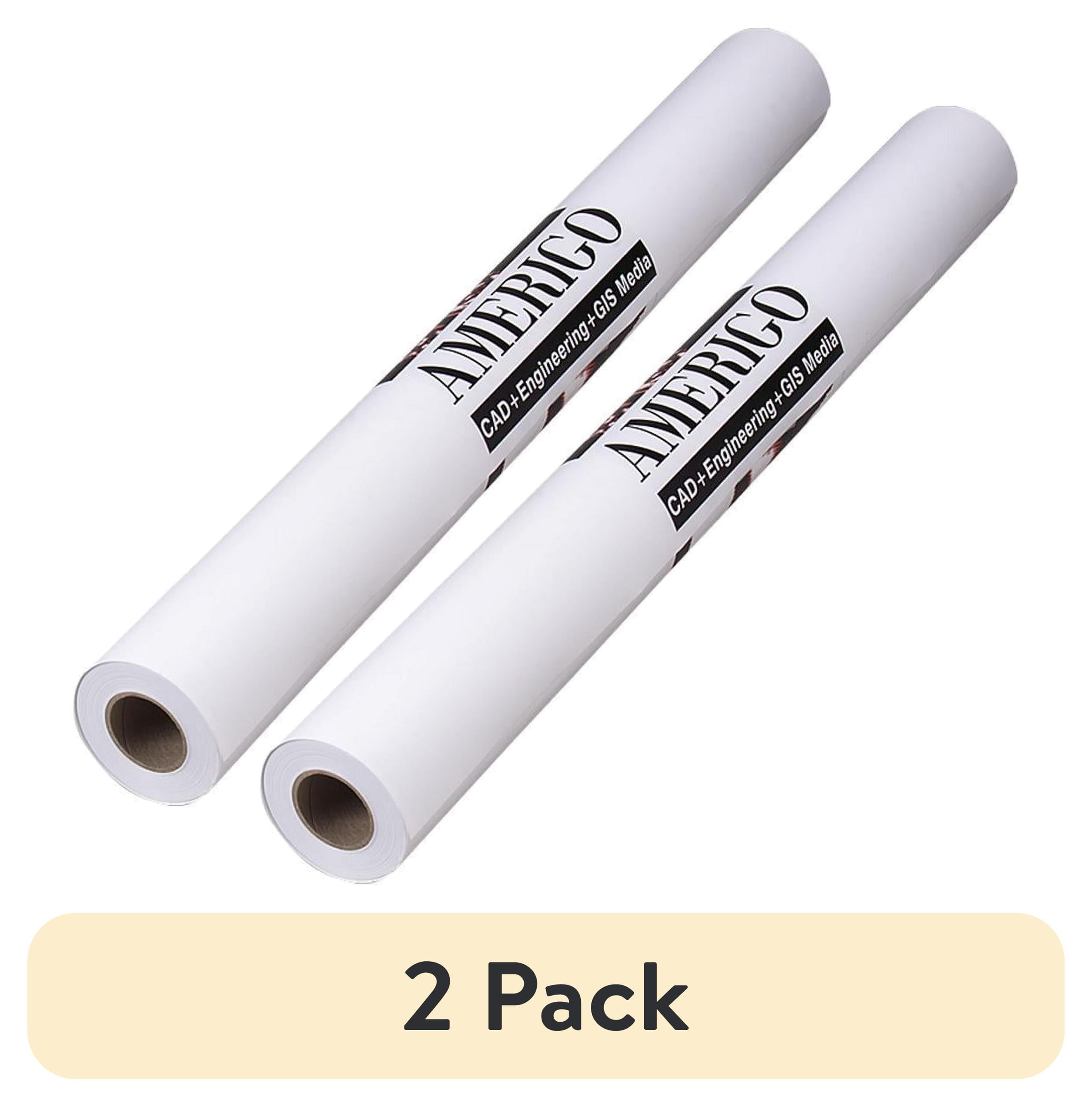 (2 pack) PM, PMC45182, Amerigo Coated Matte Inkjet Paper, 1 Roll, White ...