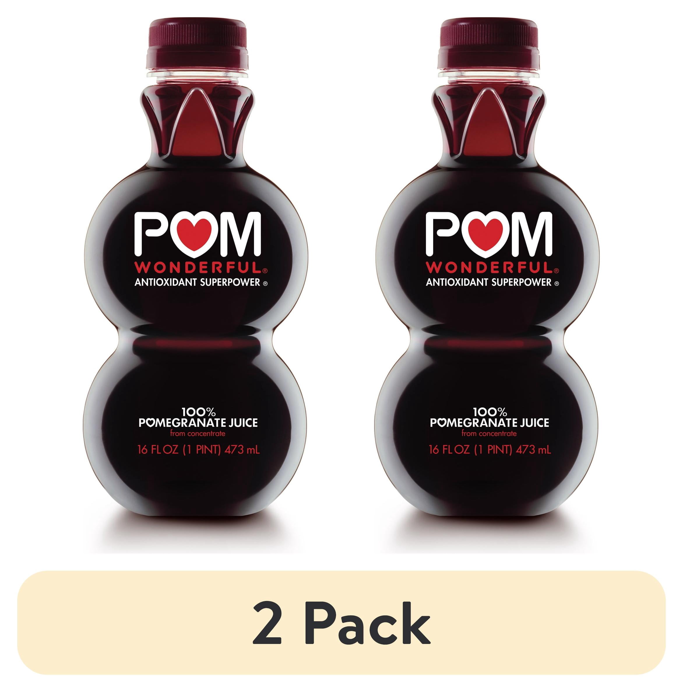 (2 pack) POM Wonderful Antioxidant Superpower 100% Pomegranate Juice ...