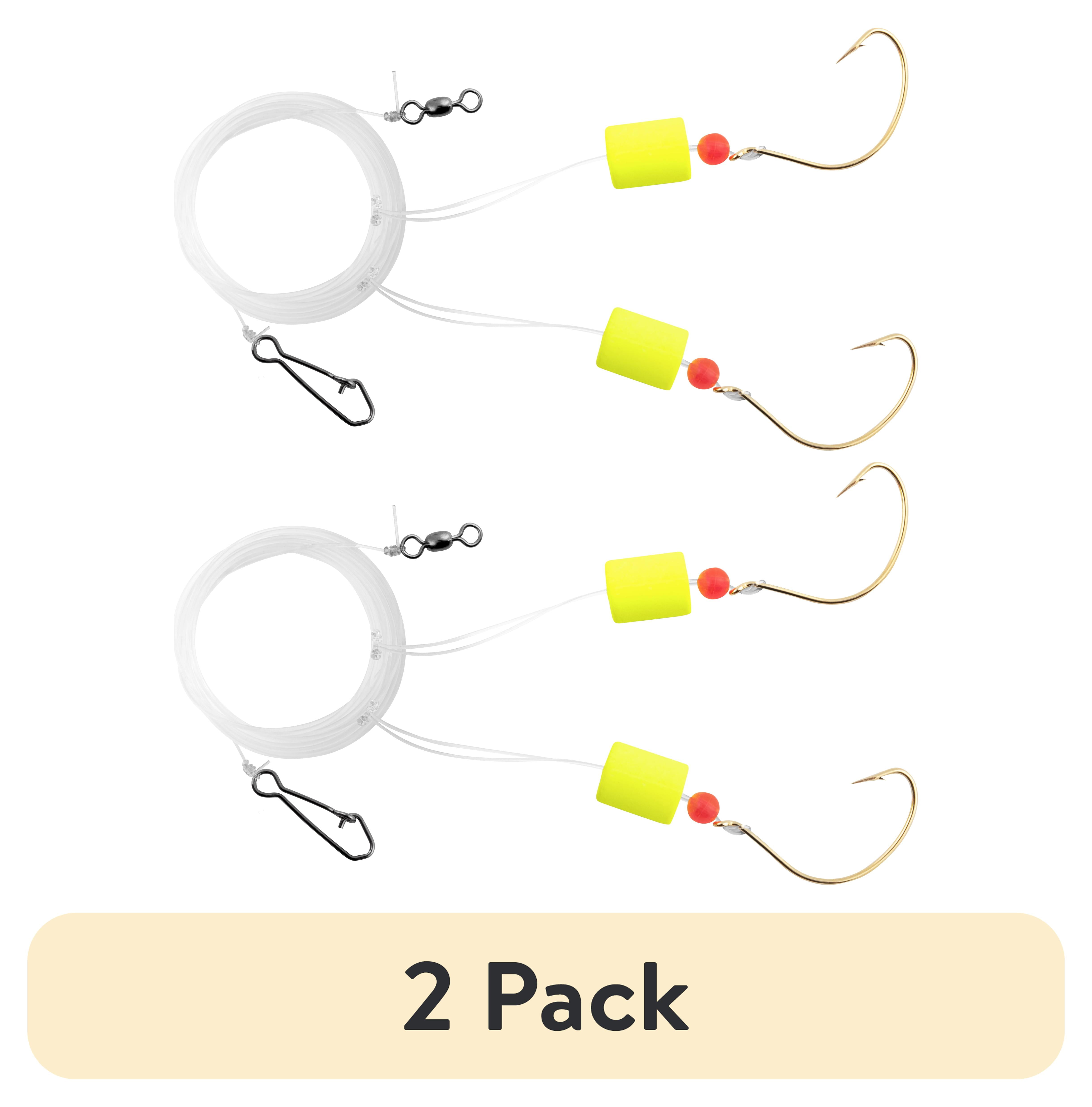 Tsunami Pompano Pro Rig 2 Pack 2/0 Gold Kahle Hooks with Floats for ...
