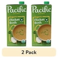 (2 pack) Pacific Foods Organic Free Range Chicken Broth, 32 oz Carton ...