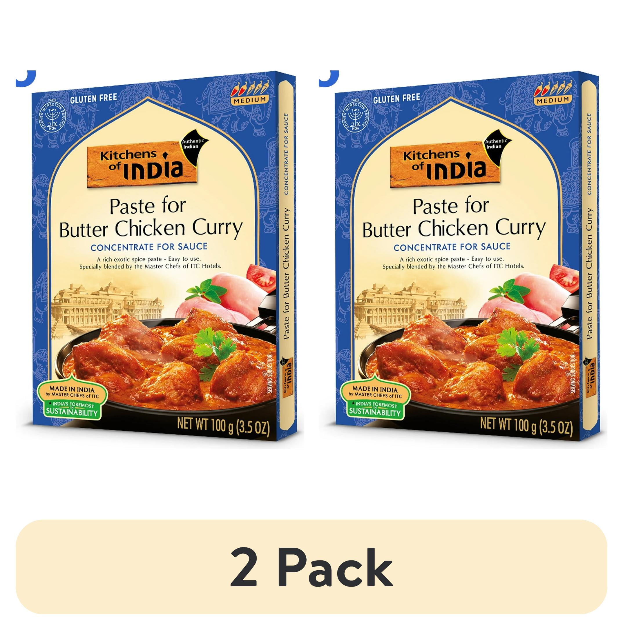 (2 pack) (Pack of 6) Kitchens of India, Paste of Butter Chicken Curry ...
