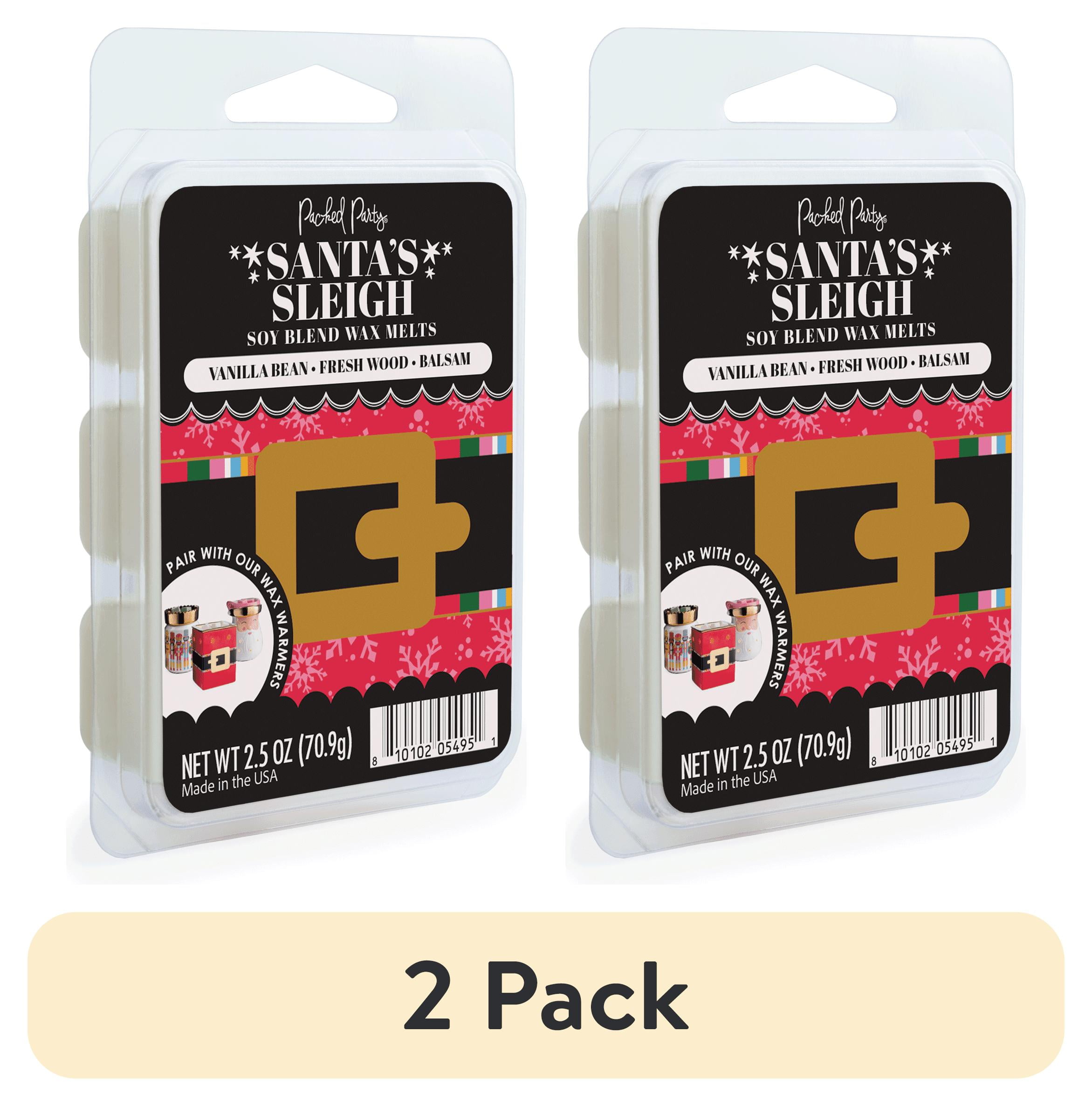 (2 pack) Packed Party Santa's Sleigh Wax Melts - Walmart.com
