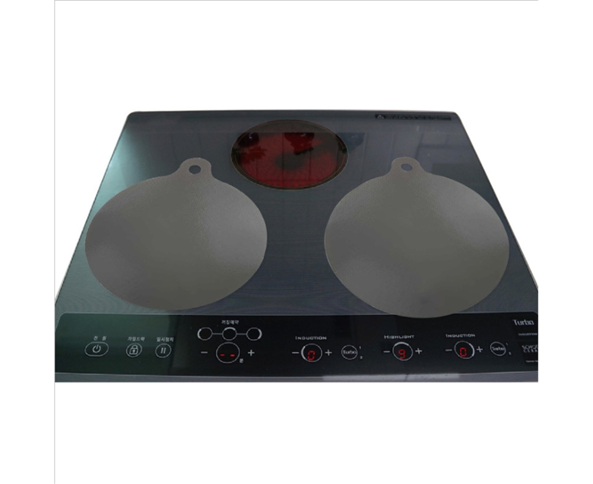 2 pack Pad Heat Insulated Non-Stick Silicone Induction Cooker Protector ...