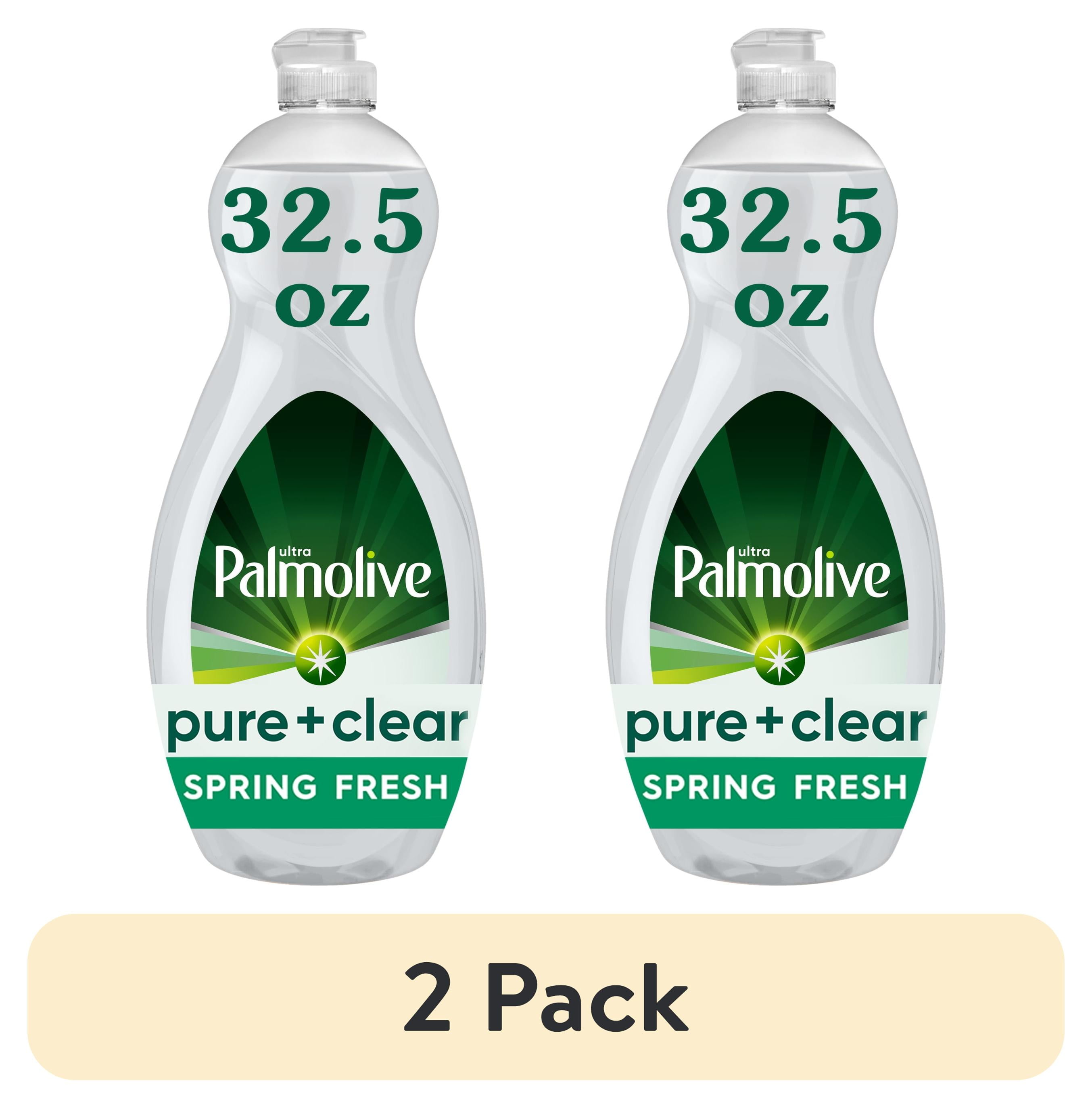 (2 pack) Palmolive Ultra Pure + Clear Liquid Dish Soap, Spring Fresh ...