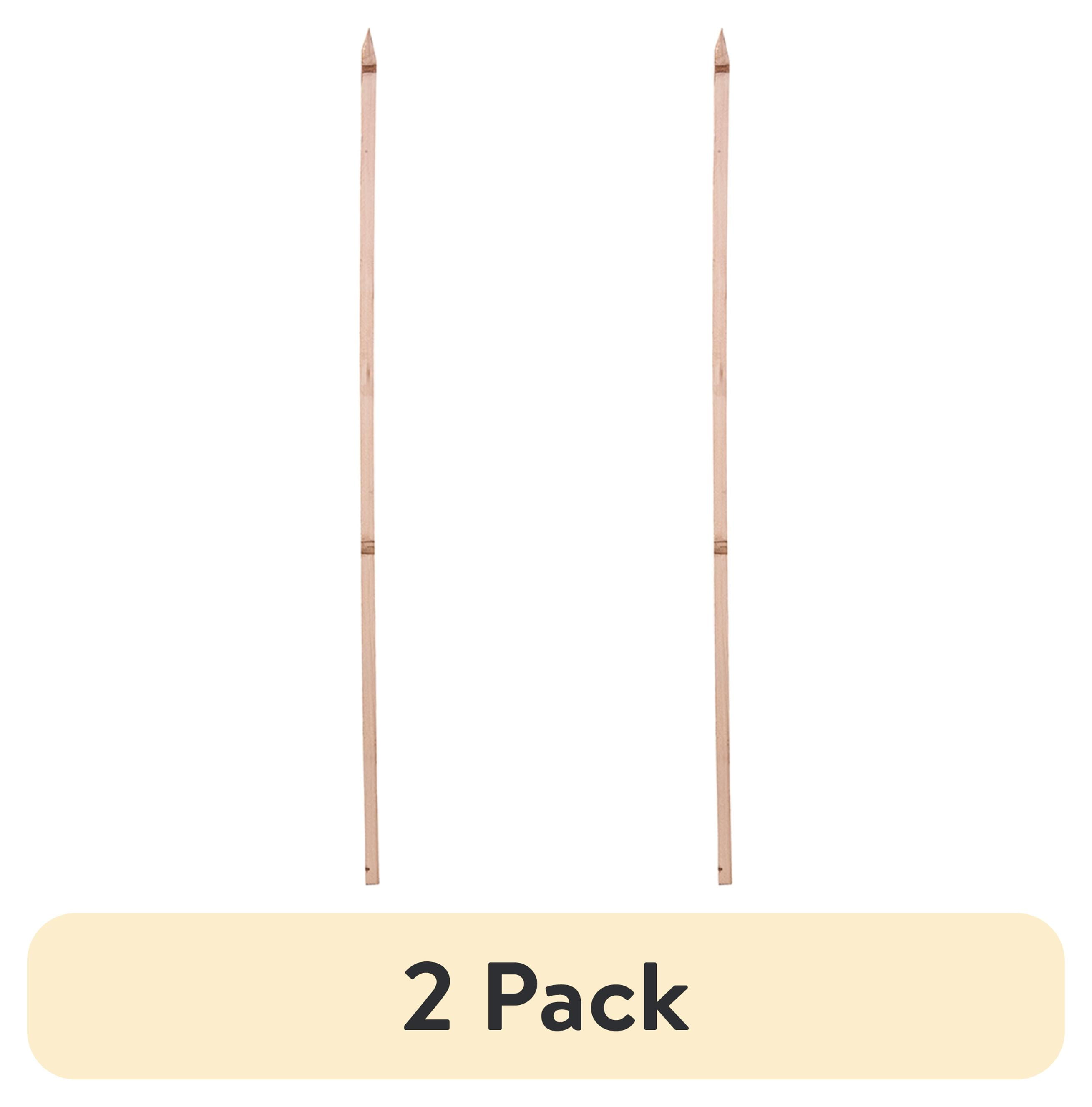 (2 pack) Panacea 5-Foot-Tall Wood Plant Support Stake, Pack of 4, 60 ...