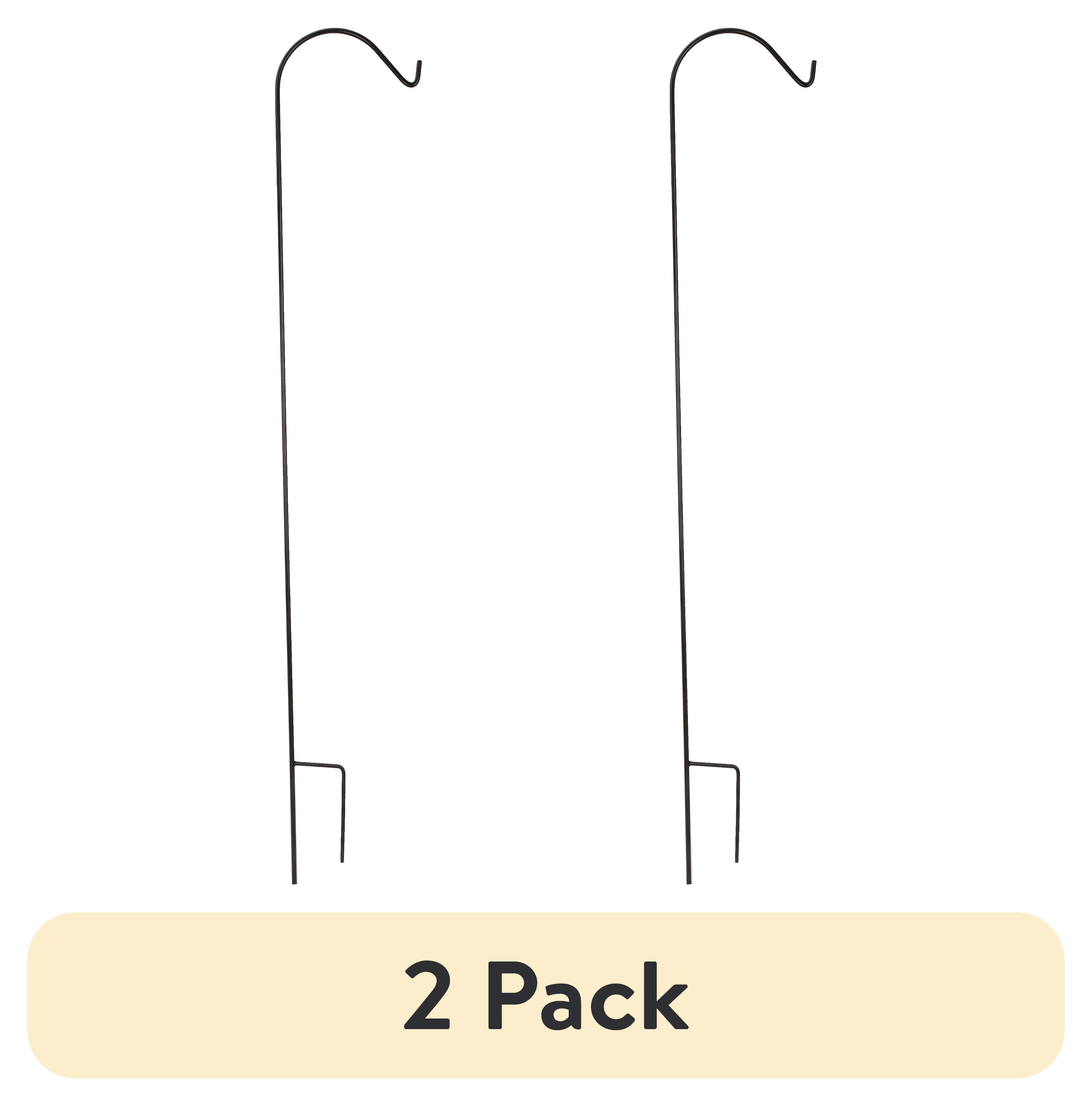 (2 pack) Panacea Products 74" Tall Powder Coated Metal Shepherd Hook ...