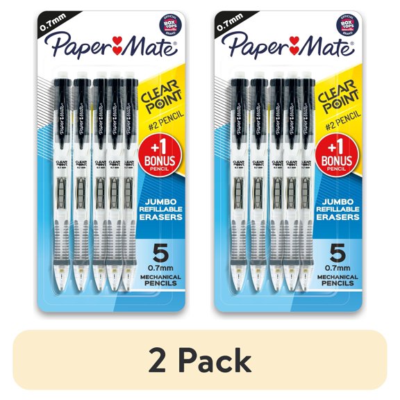 STAPLES NO. 2 MECHANICAL PENCILS FINE 0.5MM ASSORTED 12PK (29087 ...