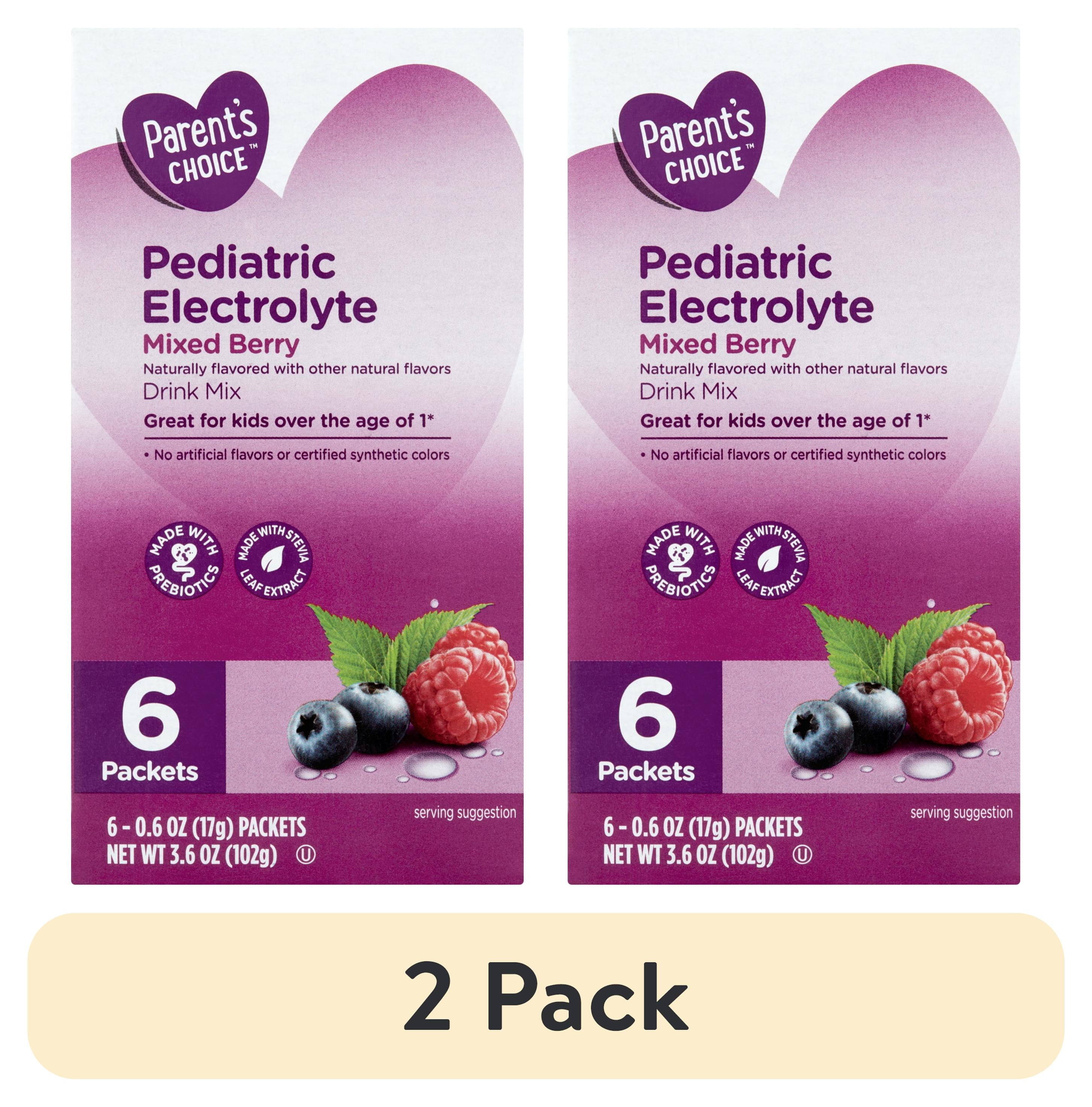 (2 pack) Parent's Choice Pediatric Electrolyte Liquid Drink Mix, Mixed ...