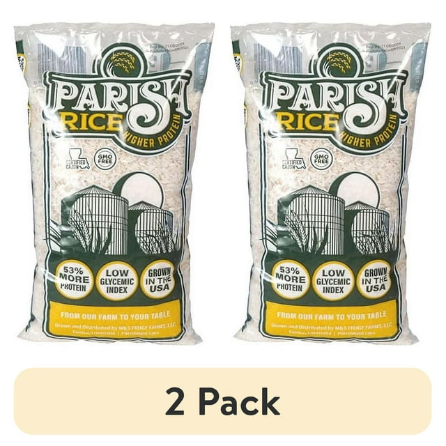 (2 pack) Parish Rice, Farm to Table, Low Glycemic Index, High Protein ...