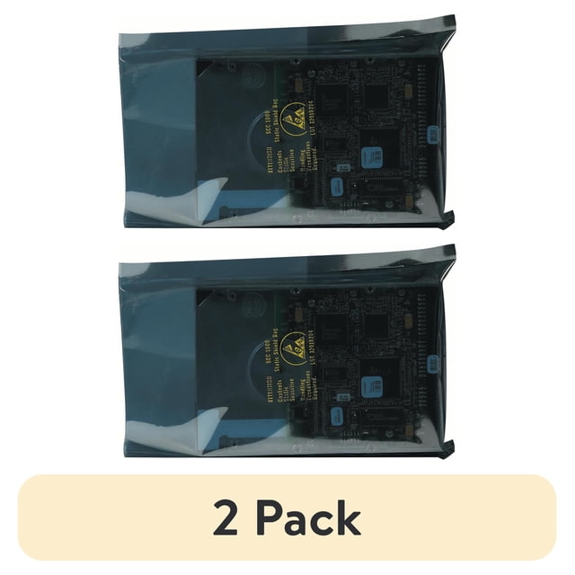 (2 pack) Partners Brand Bag,Static Shield,Open End,7 x 10",PK100 STC141 ...