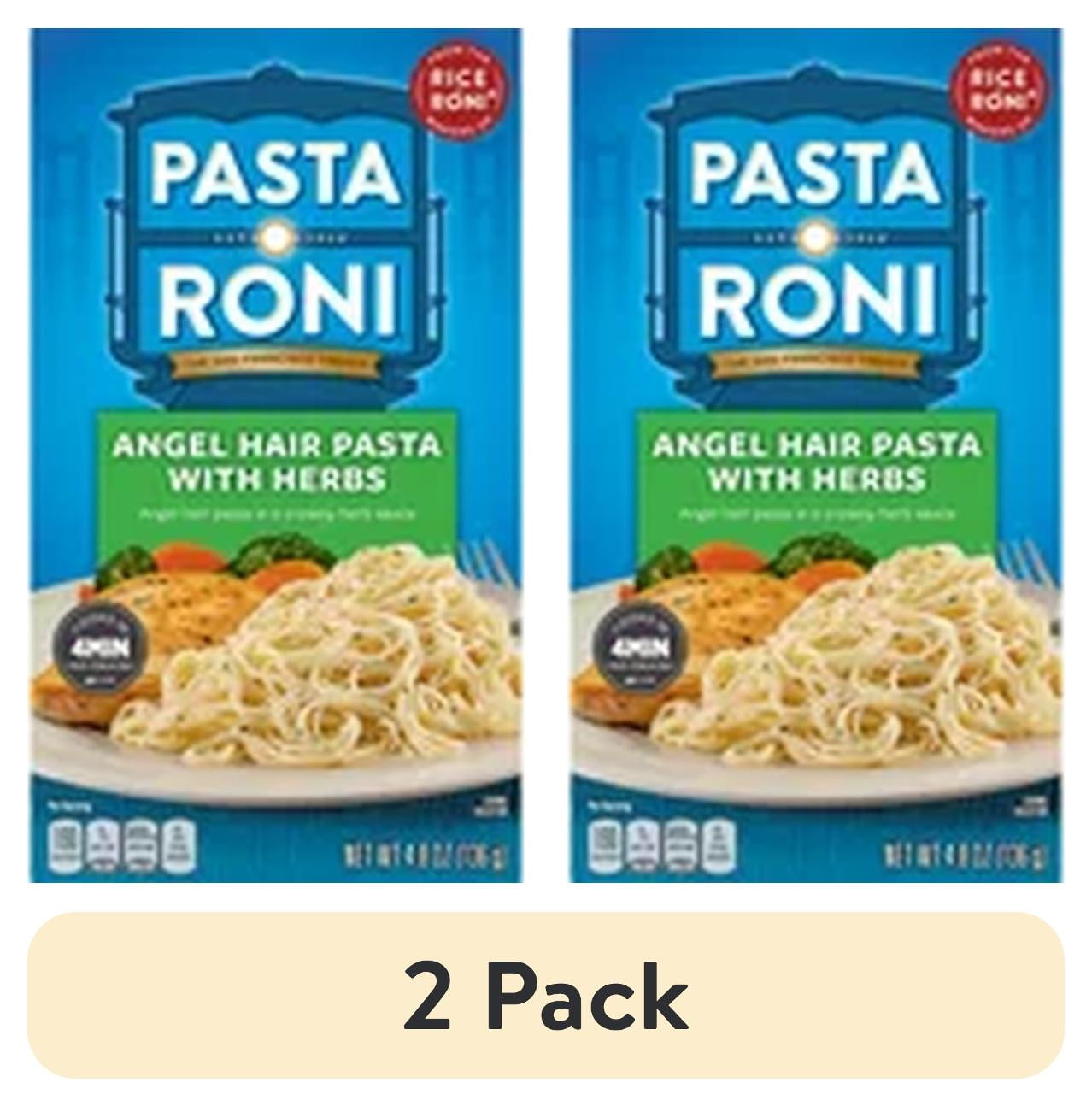 (2 pack) Pasta Roni Angel Hair Pasta with Herbs (Pack of 3) 4.8 oz ...