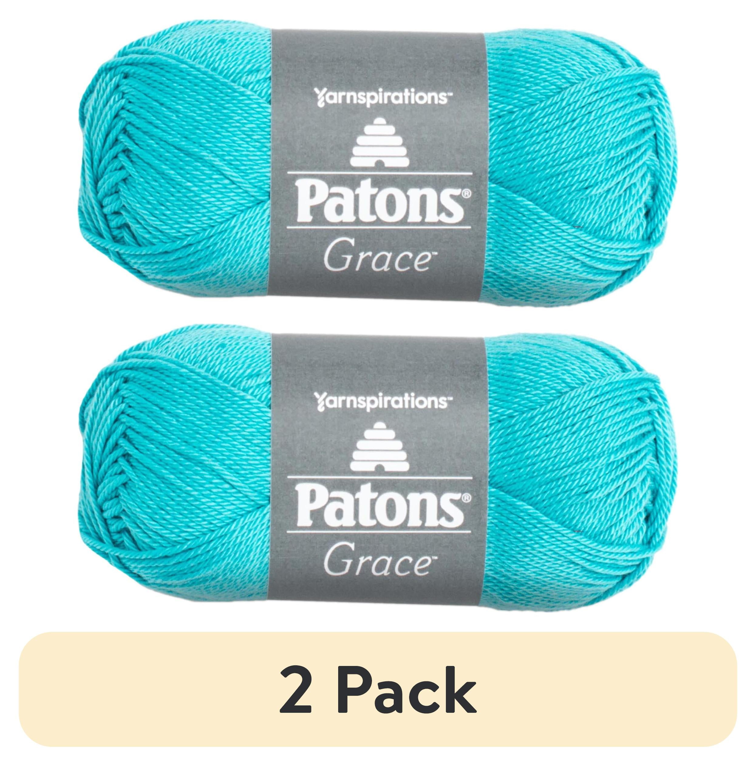 (2 pack) Patons Grace Yarn-Aquifer - Walmart.com