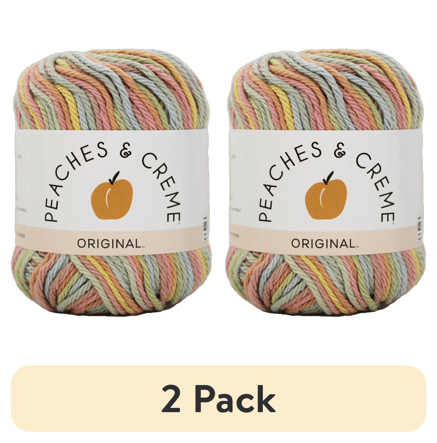 (2 pack) Peaches & Crème Cotton, Buttercream, 2 oz - Walmart.com
