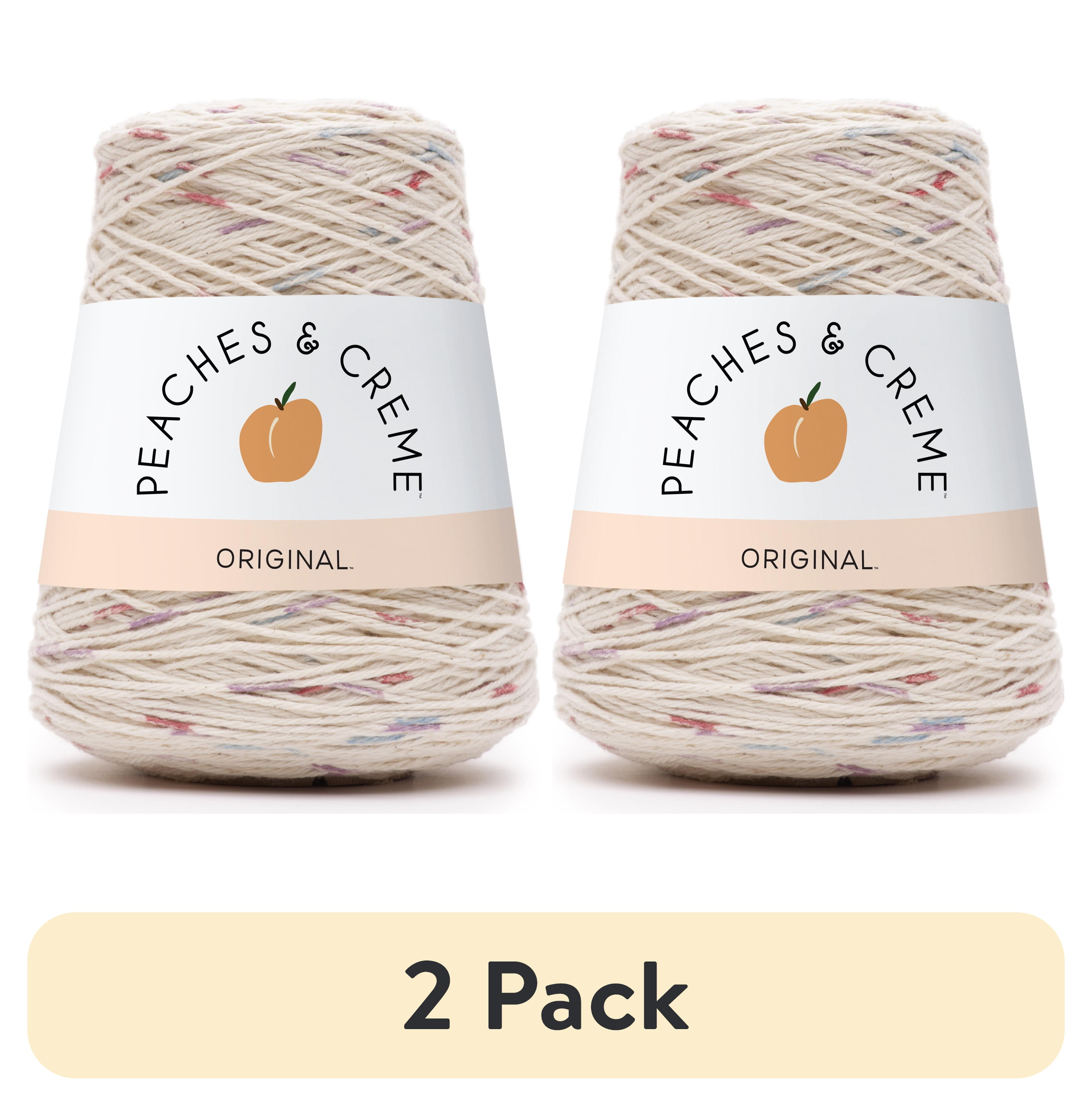 (2 pack) Peaches & Creme Cotton 14 Ounce Cones, 1 Each - Walmart.com