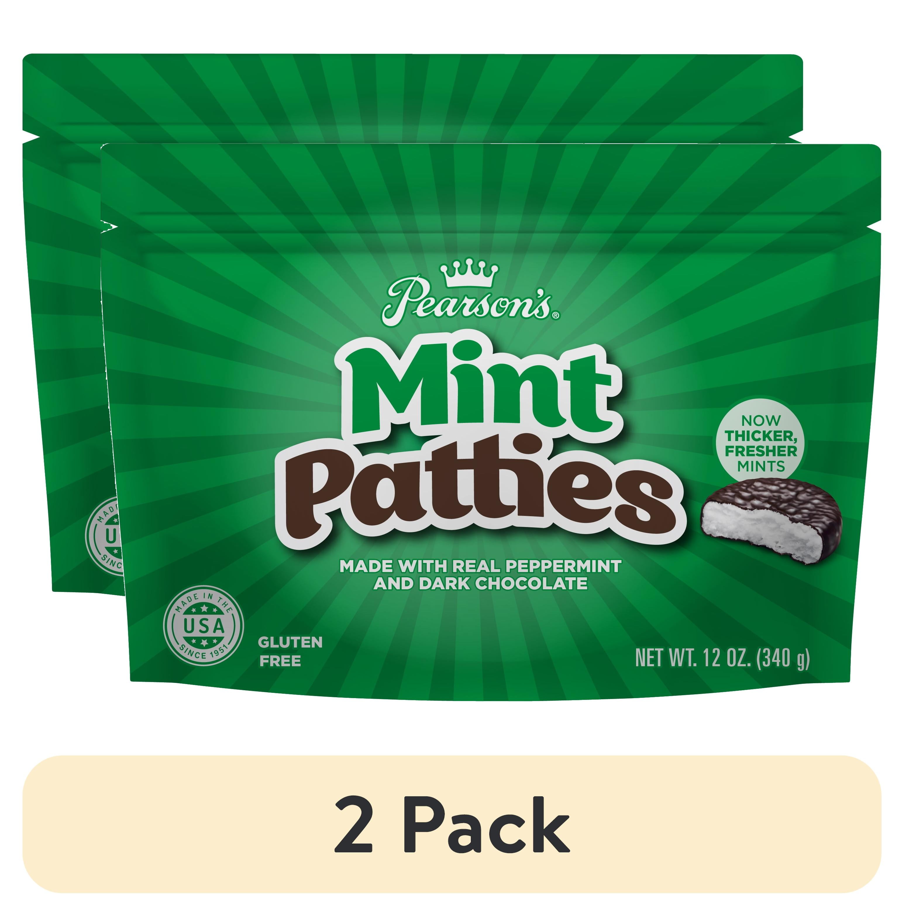 (2 pack) Pearson's Mint Patties Candy, 12 oz. - Walmart.com