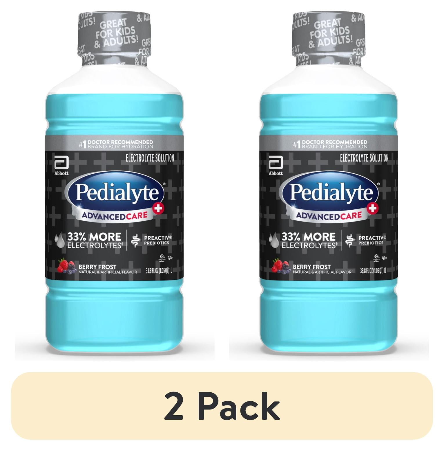 (2 pack) Pedialyte AdvancedCare Plus Electrolyte Drink, Berry Frost, 1 ...