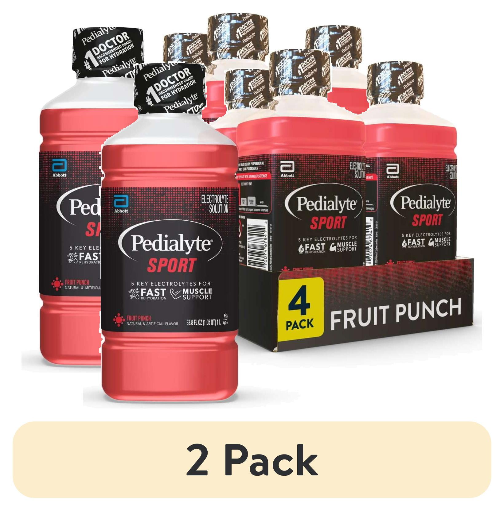 (2 pack) Pedialyte Sport Electrolyte Solution With 5 Key Electrolytes ...
