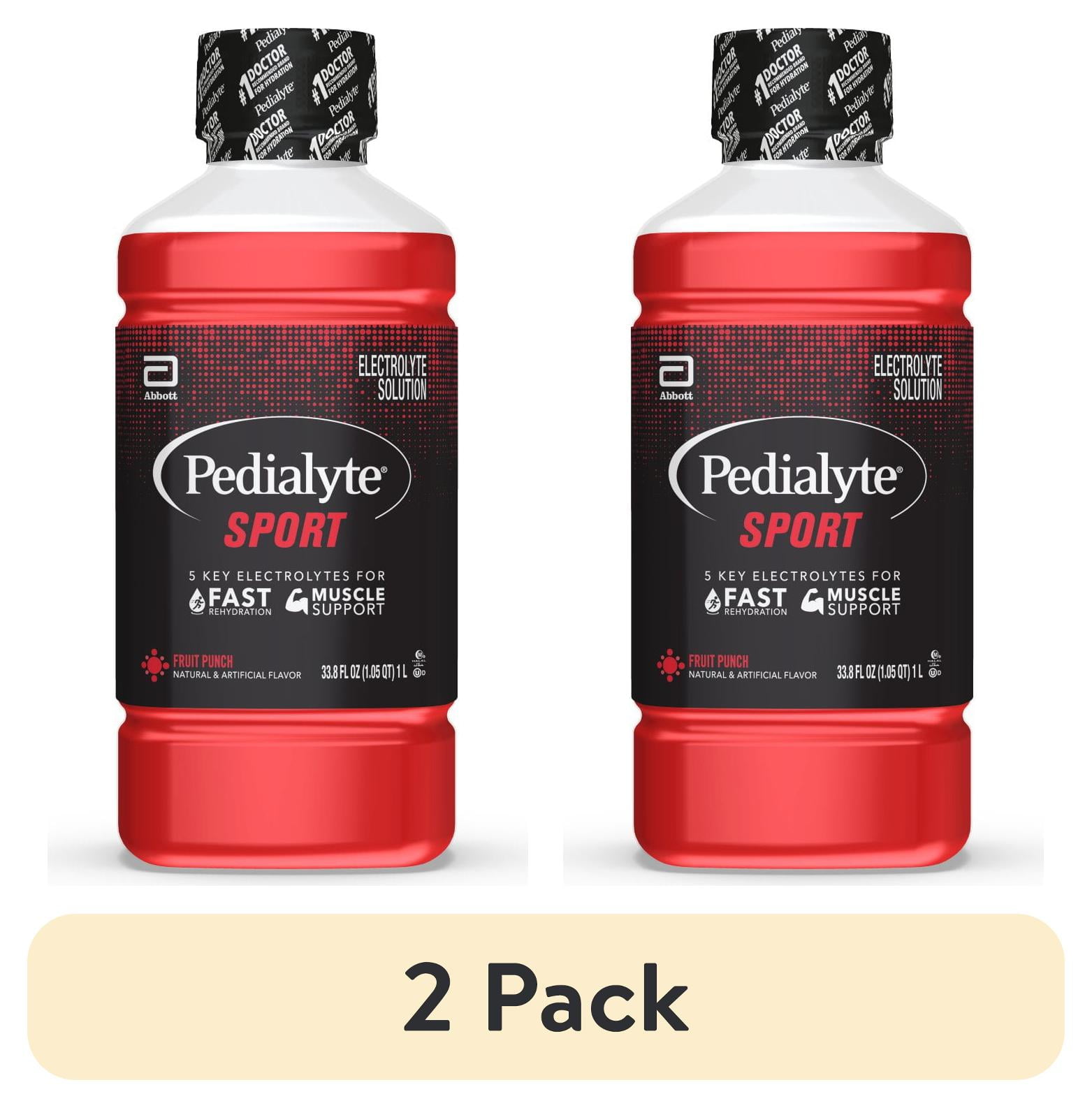 (2 pack) Pedialyte Sport Electrolyte Solution With 5 Key Electrolytes ...