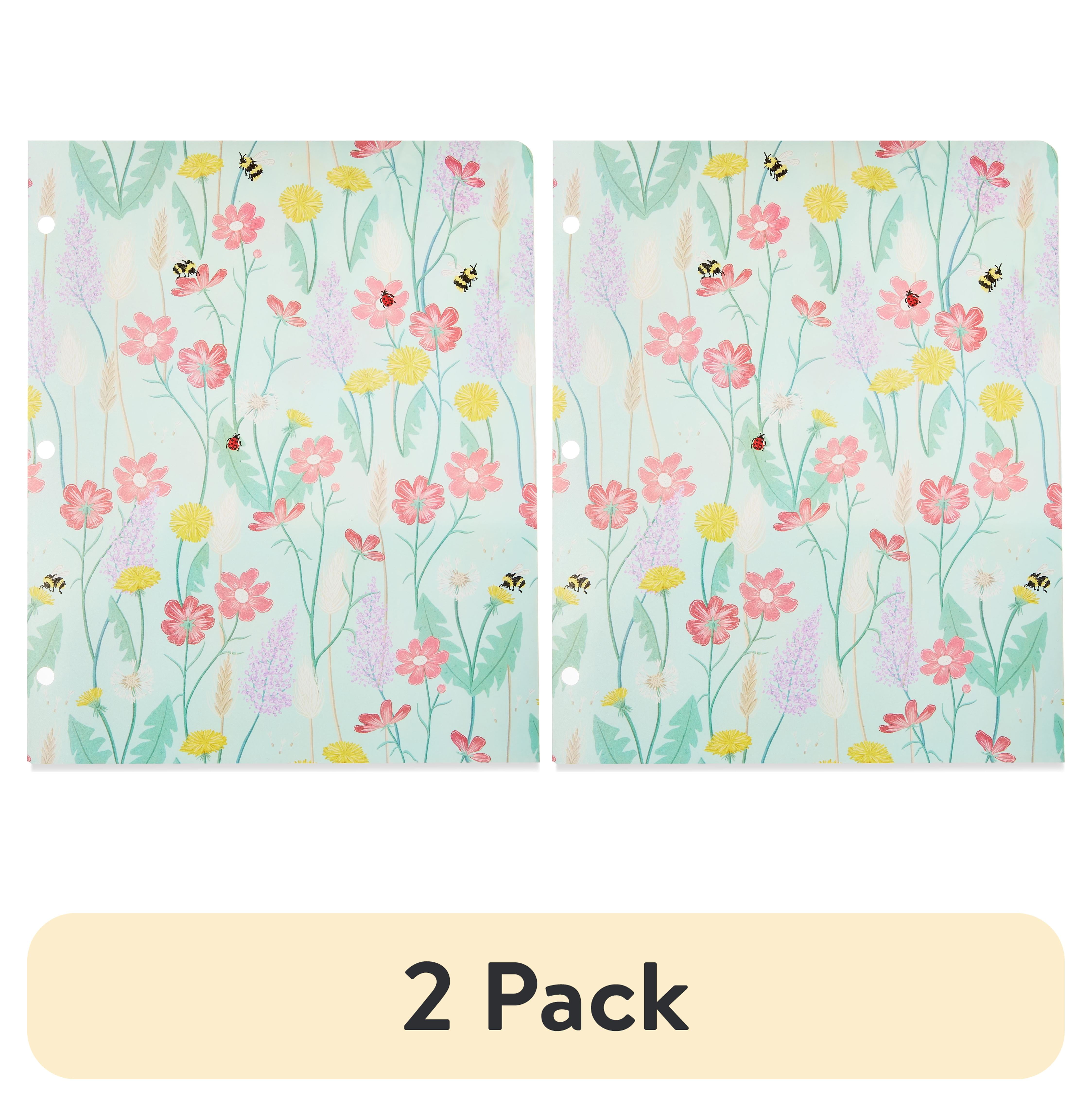 (2 pack) Pen+Gear 2-Pocket Poly Folder, 11.75 in x 9.5 in, Save The ...