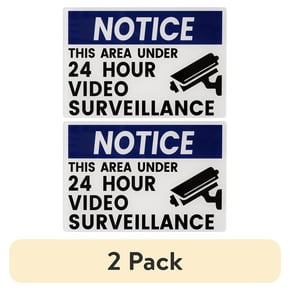 Video And Audio Surveillance Signs