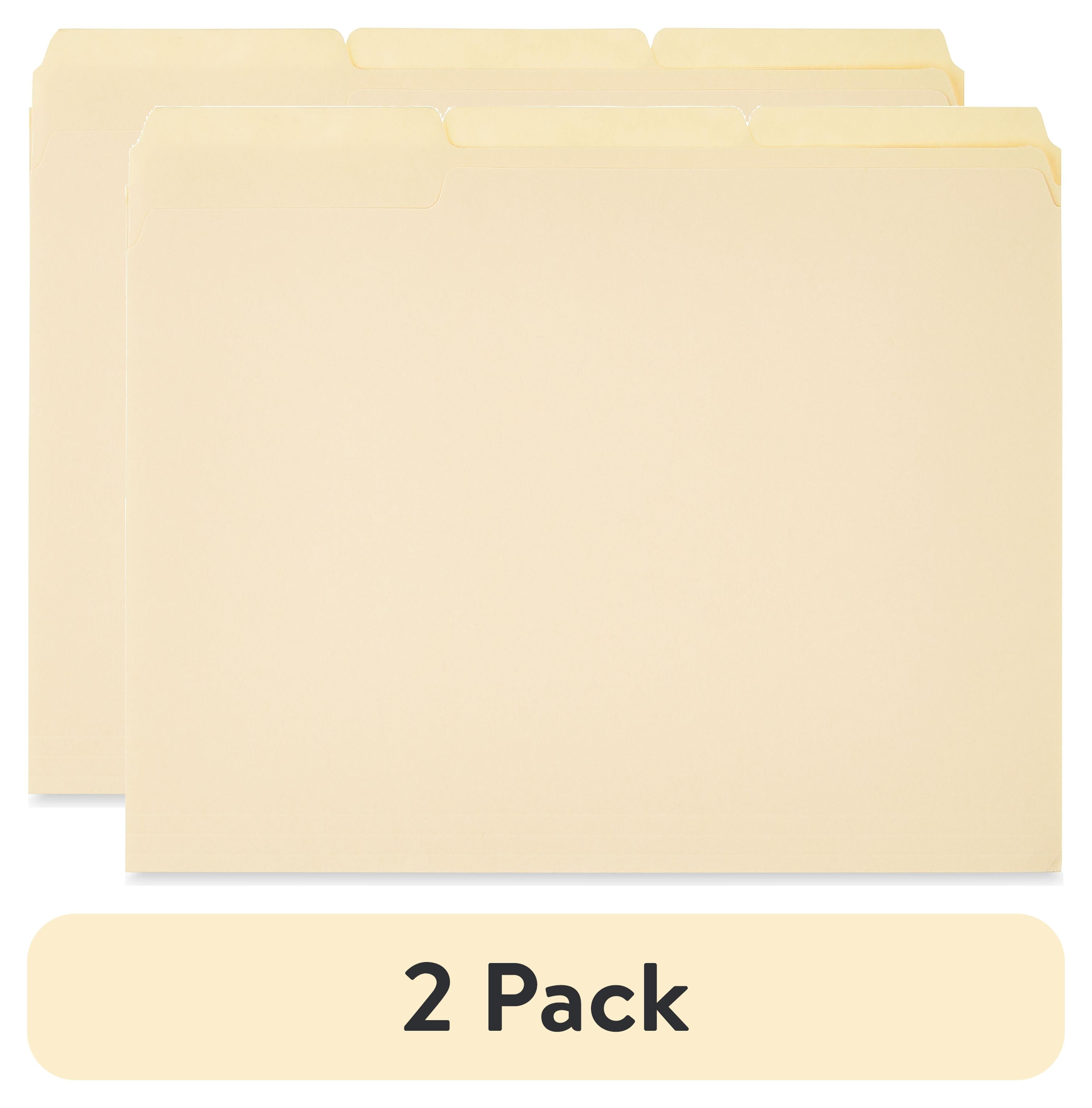 (2 pack) Pen+Gear Manila File Folders, Letter Size, 25 Count - Walmart.com